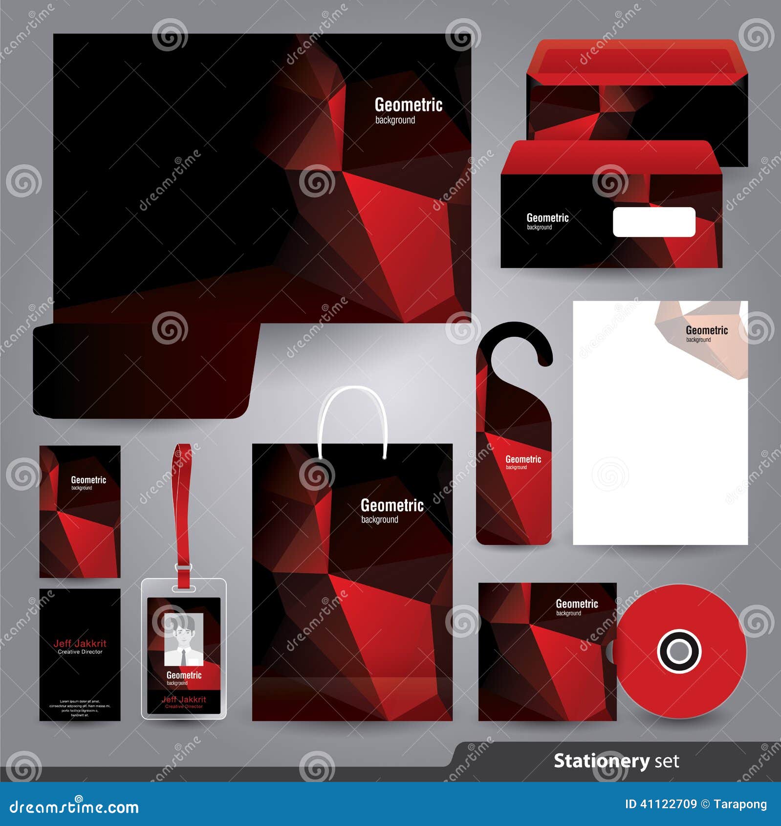 Stationery Set Design / Stationery Set Template. Stock Vector ...