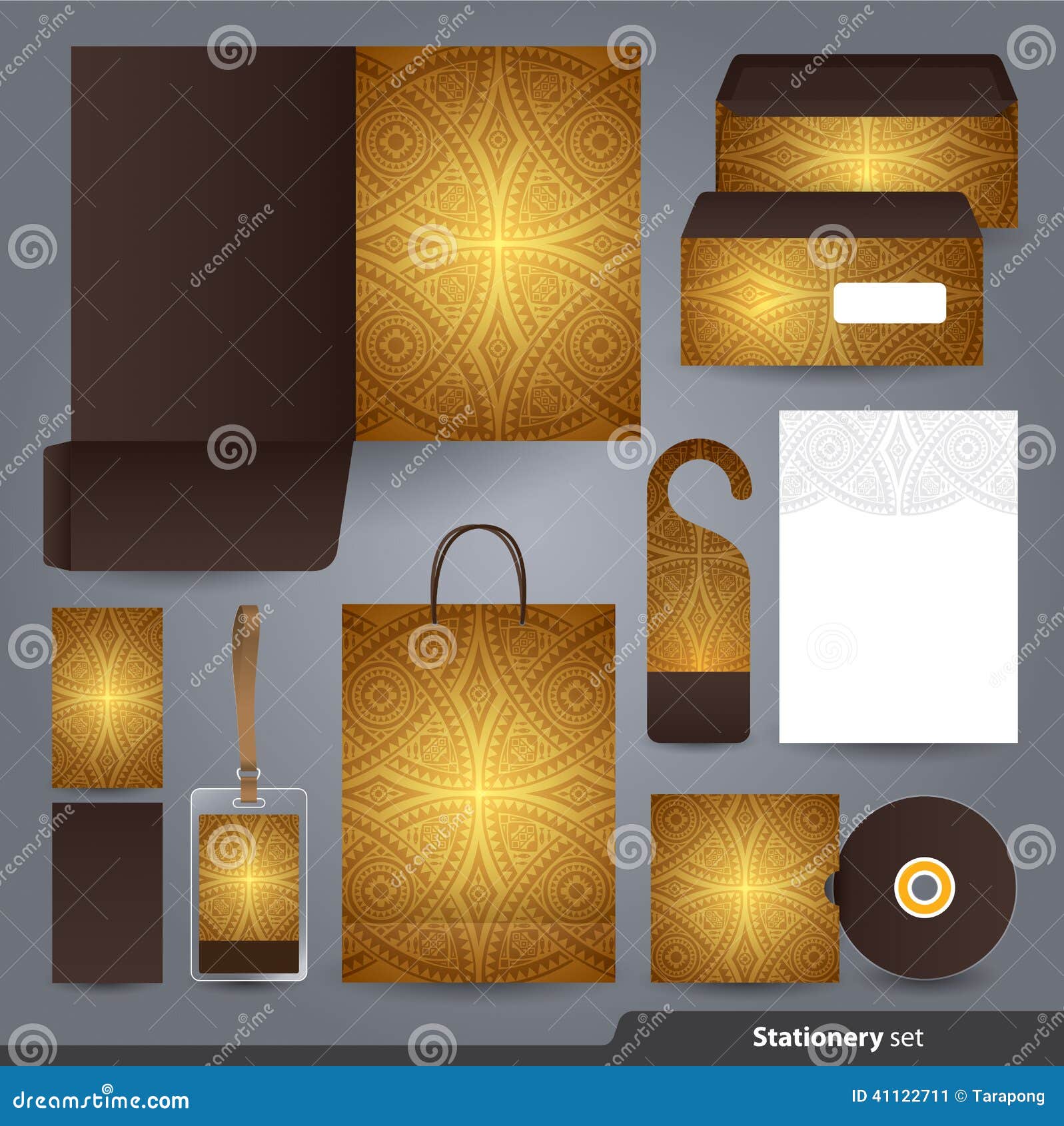 Stationery Set Design / Stationery Set Template. Stock Vector ...