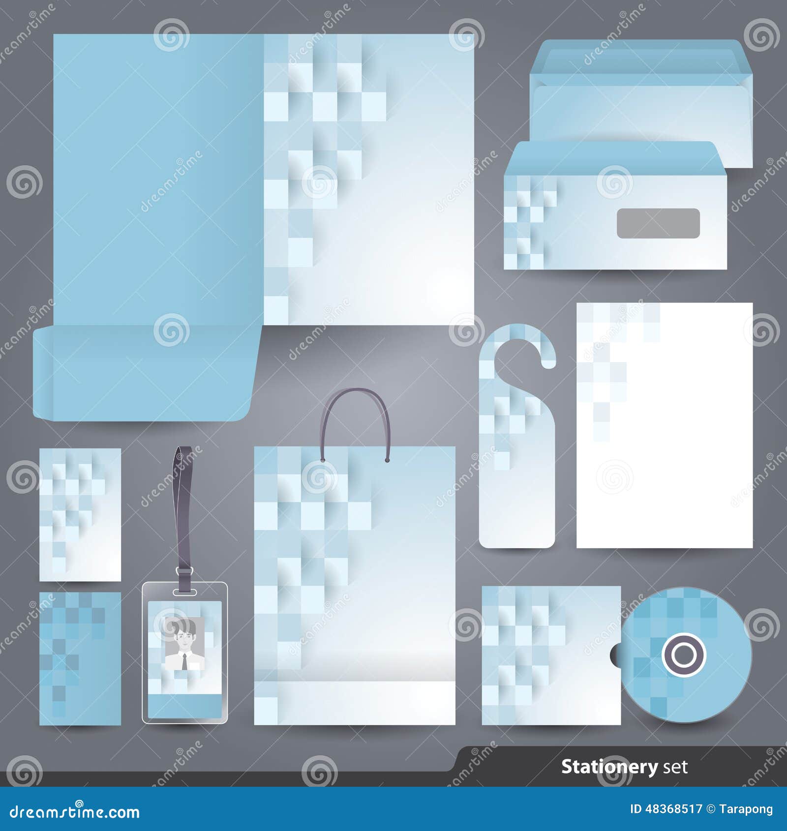 Stationery Set Design / Stationery Template. Stock Vector ...