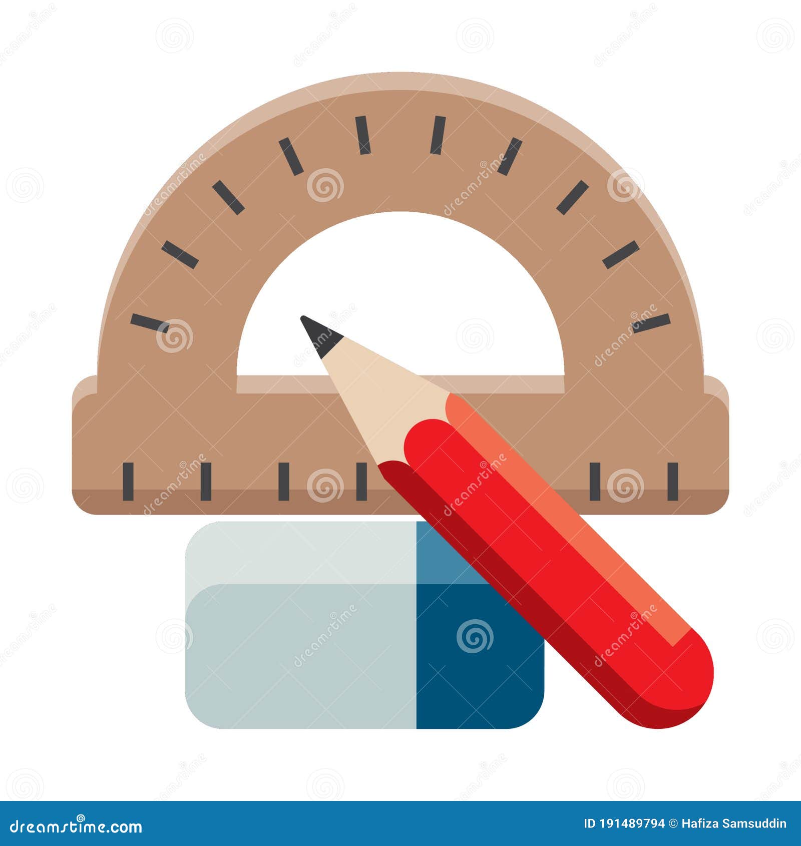 Pencils Degrees Of Hardness Different Grades Lengths Cartoon Vector ...