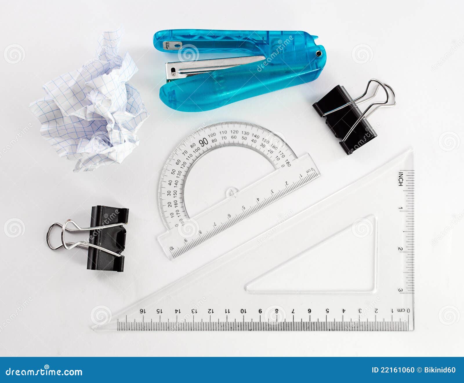 Stationery tools. stock photo. Image of school, learn - 22161060