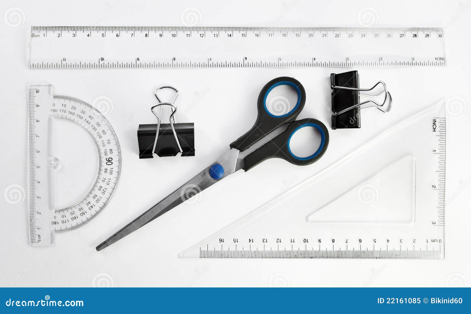 Stationery tools. stock image. Image of school, learn - 22161085