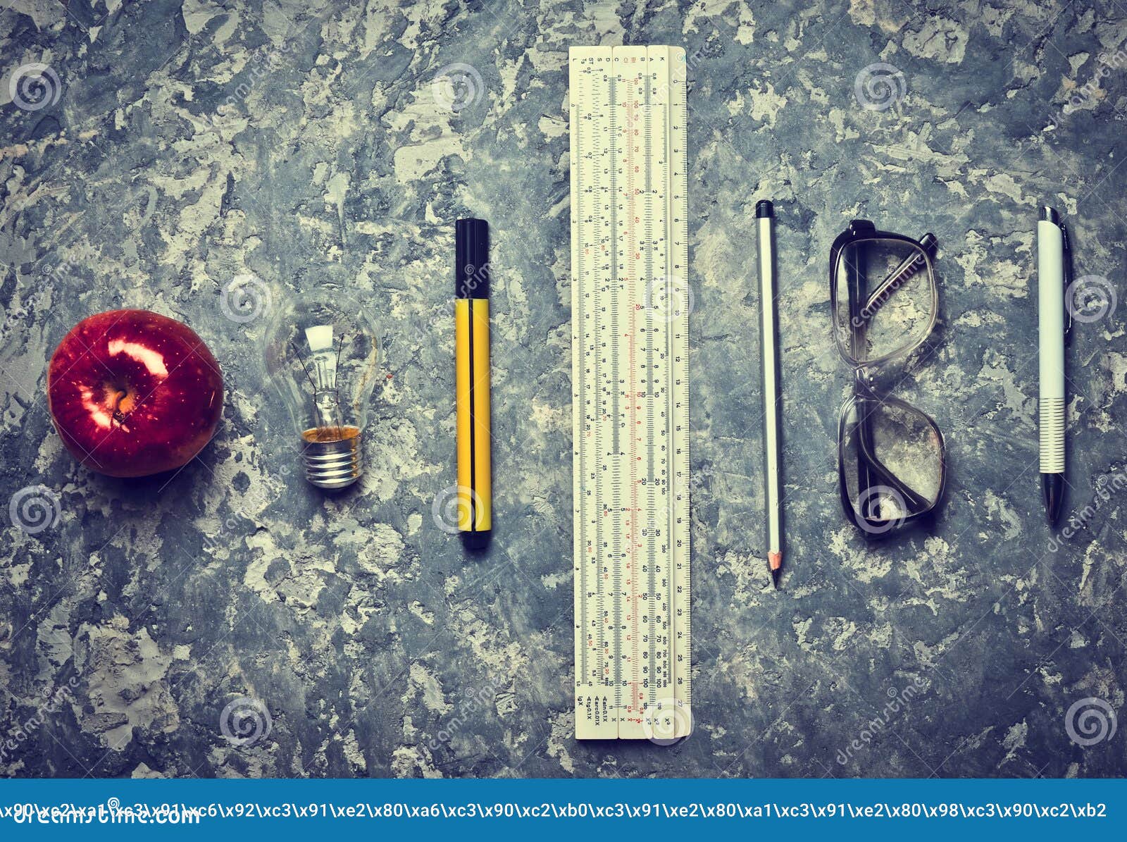 Stationery Tools for the Education of Engineering Students. Stock Image ...