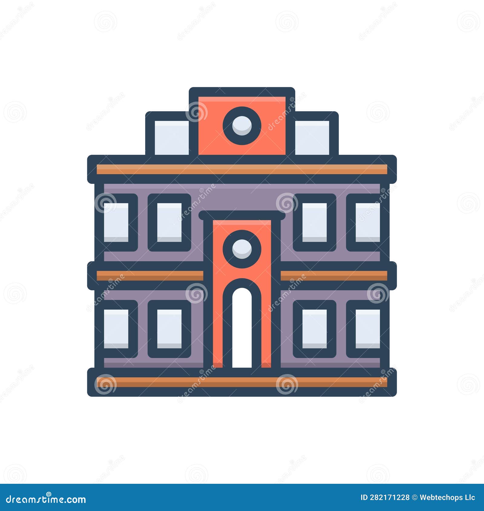 Color Illustration Icon for Stations, Railway and Travel Stock Vector ...