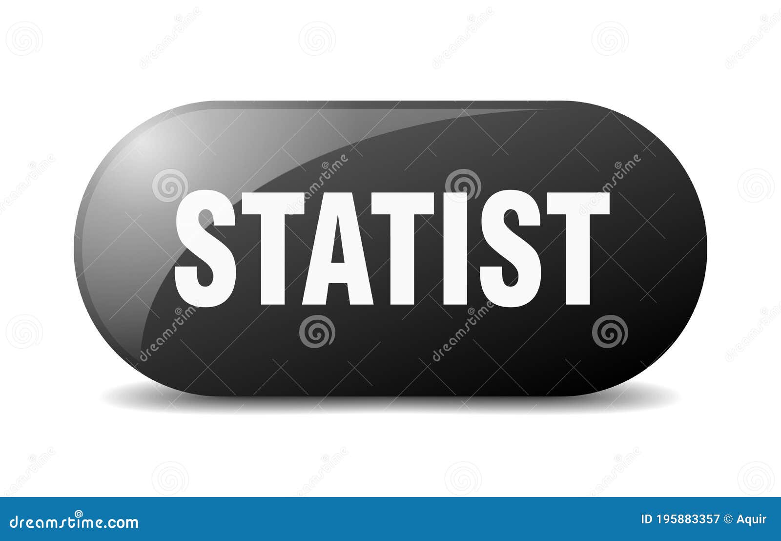 Statist Button. Statist Sign. Key. Push Button Stock Vector ...