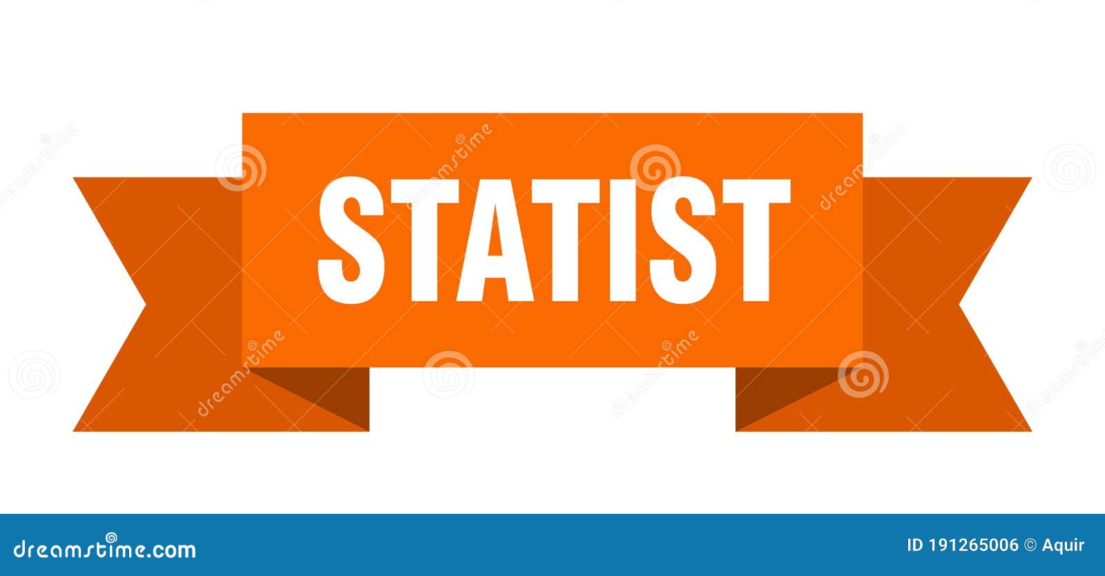 Statist ribbon. stock vector. Illustration of statist - 191265006