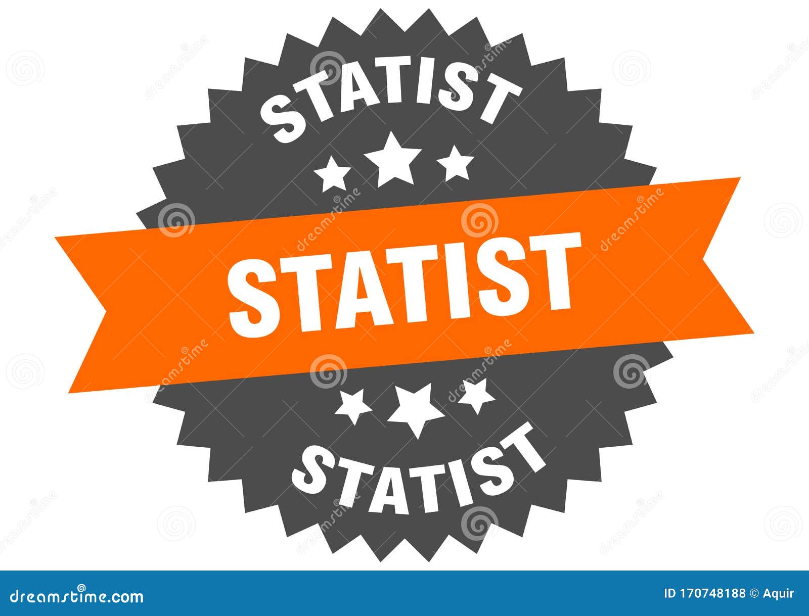 Statist Sign. Statist Circular Band Label. Statist Sticker Stock Vector ...