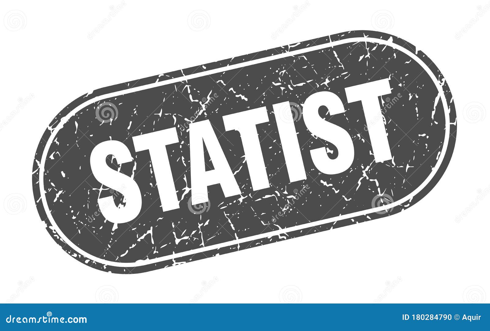 Statist Sign. Statist Grunge Stamp Stock Vector - Illustration of ...