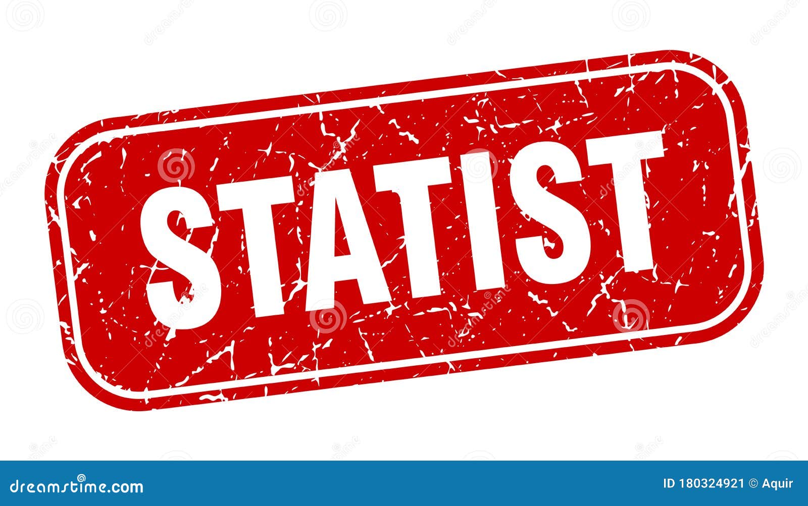 Statist Stamp. Statist Square Grungy Isolated Sign Stock Vector ...