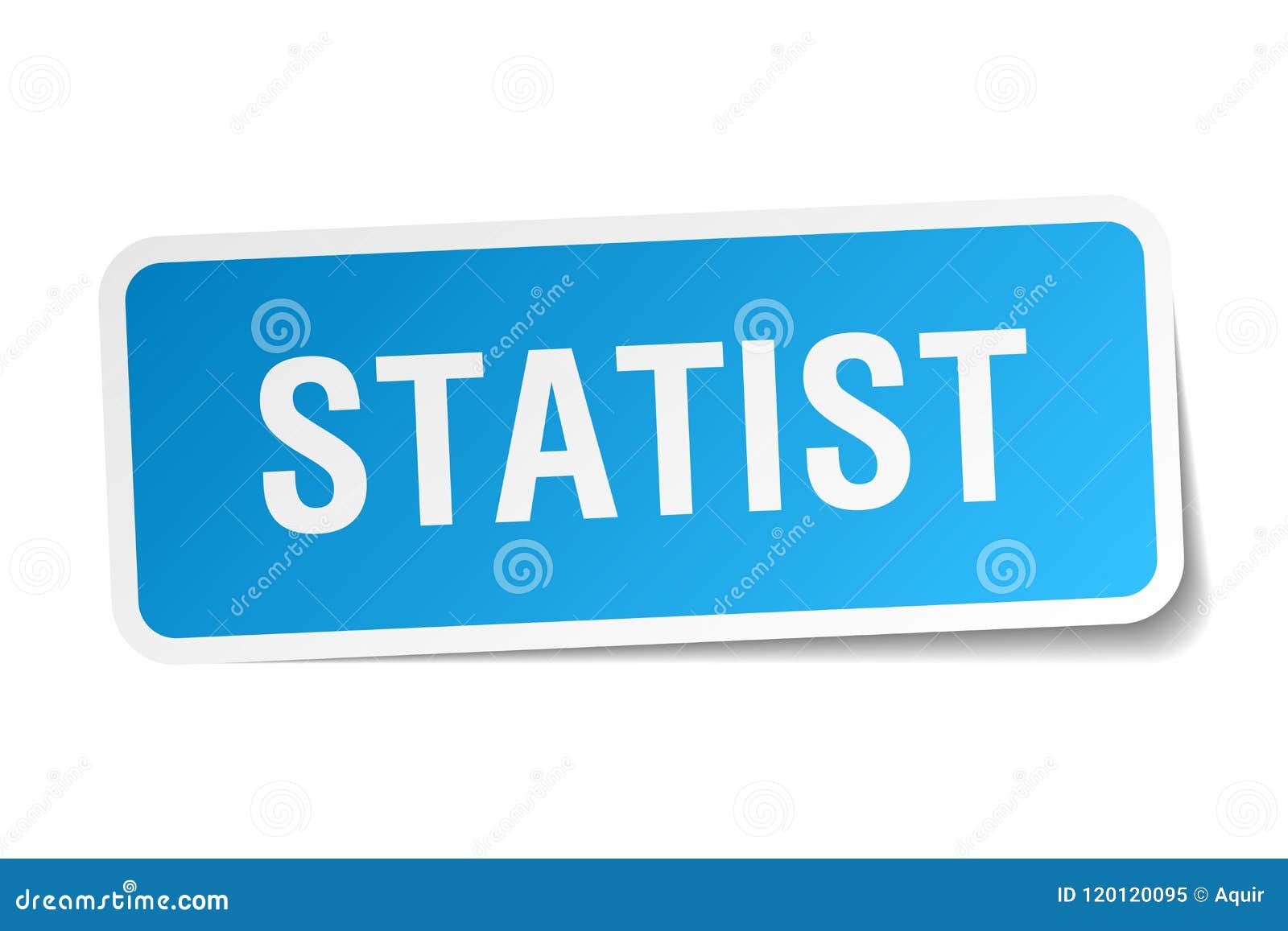 Statist sticker stock vector. Illustration of white - 120120095