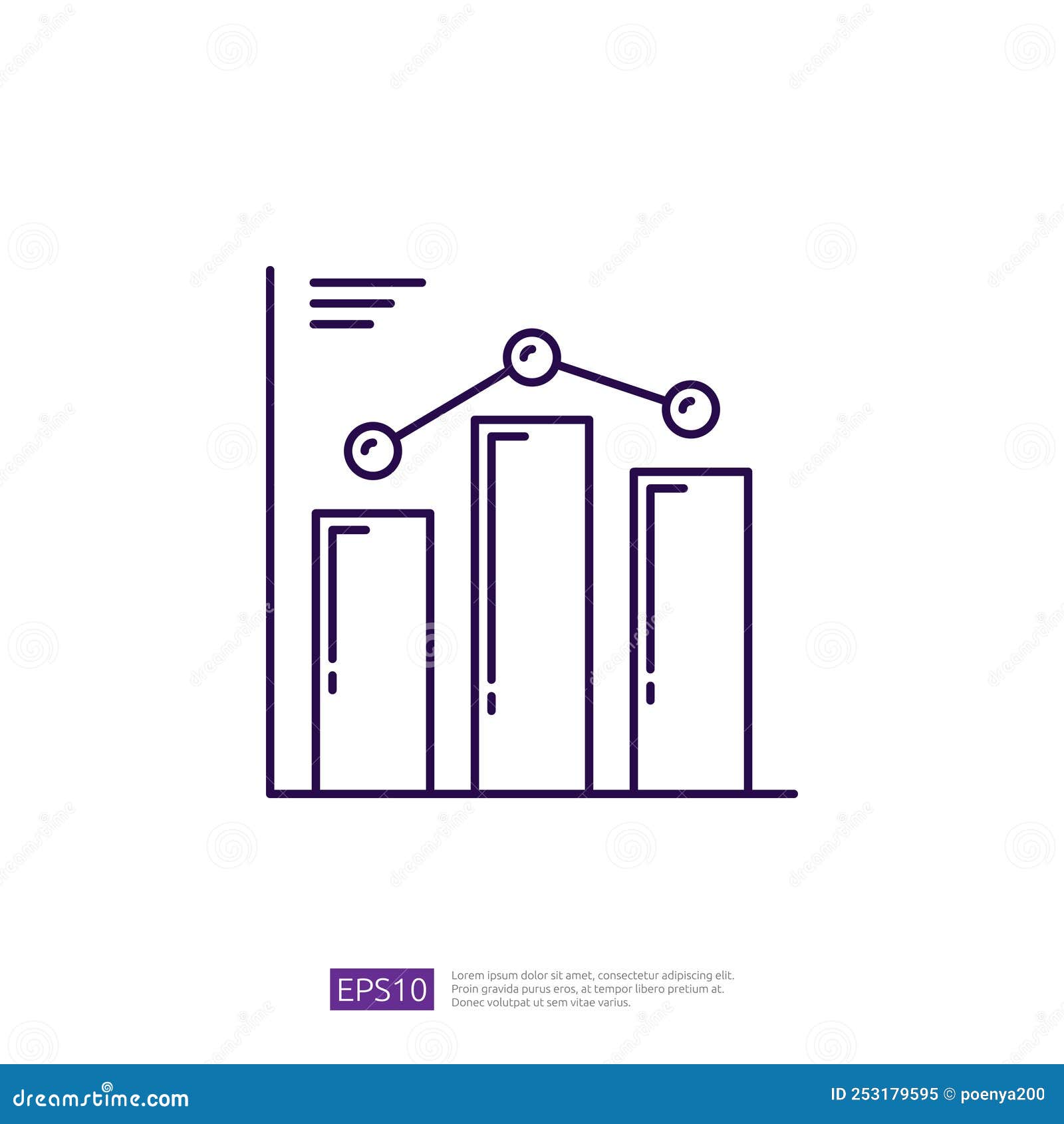 Statistic Diagram. Bar Chart and Graph Outline Icon Stock Vector ... Statistic Diagram. Bar Chart and Graph Outline Icon Stock Vector ...