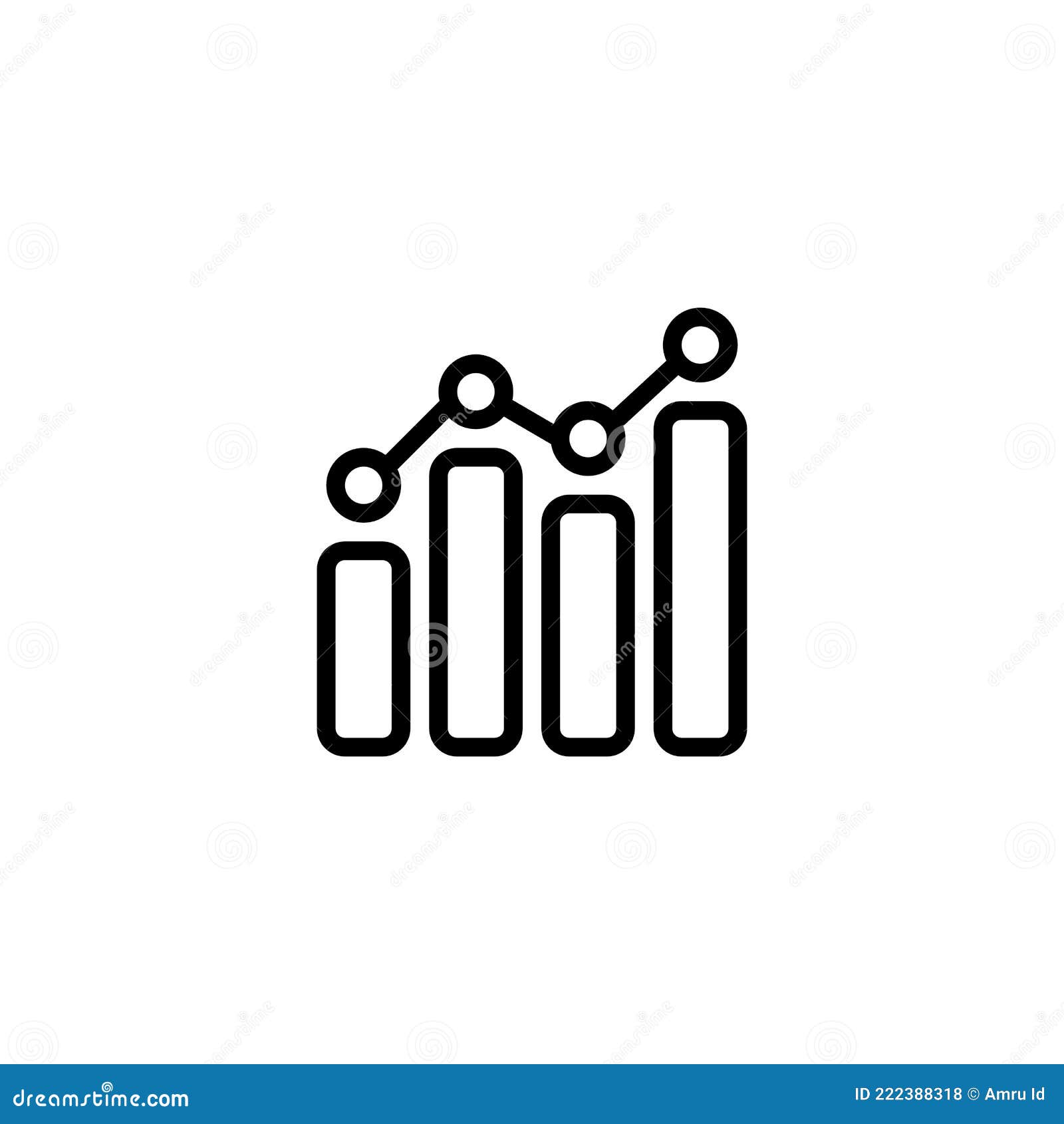 Statistic Discipline Education Outline Icon, Logo, and Illustration ...