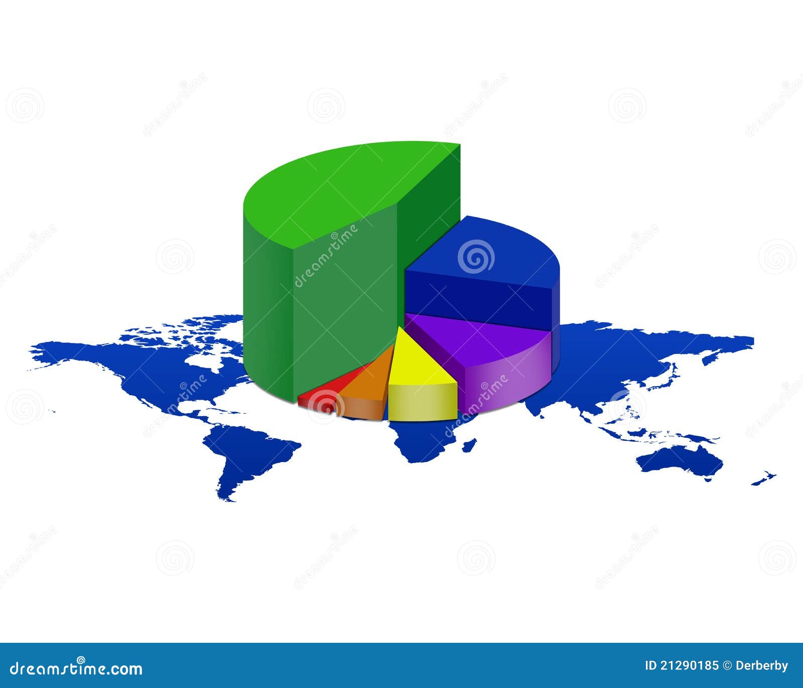 Statistic and world map stock illustration. Illustration of concept ...