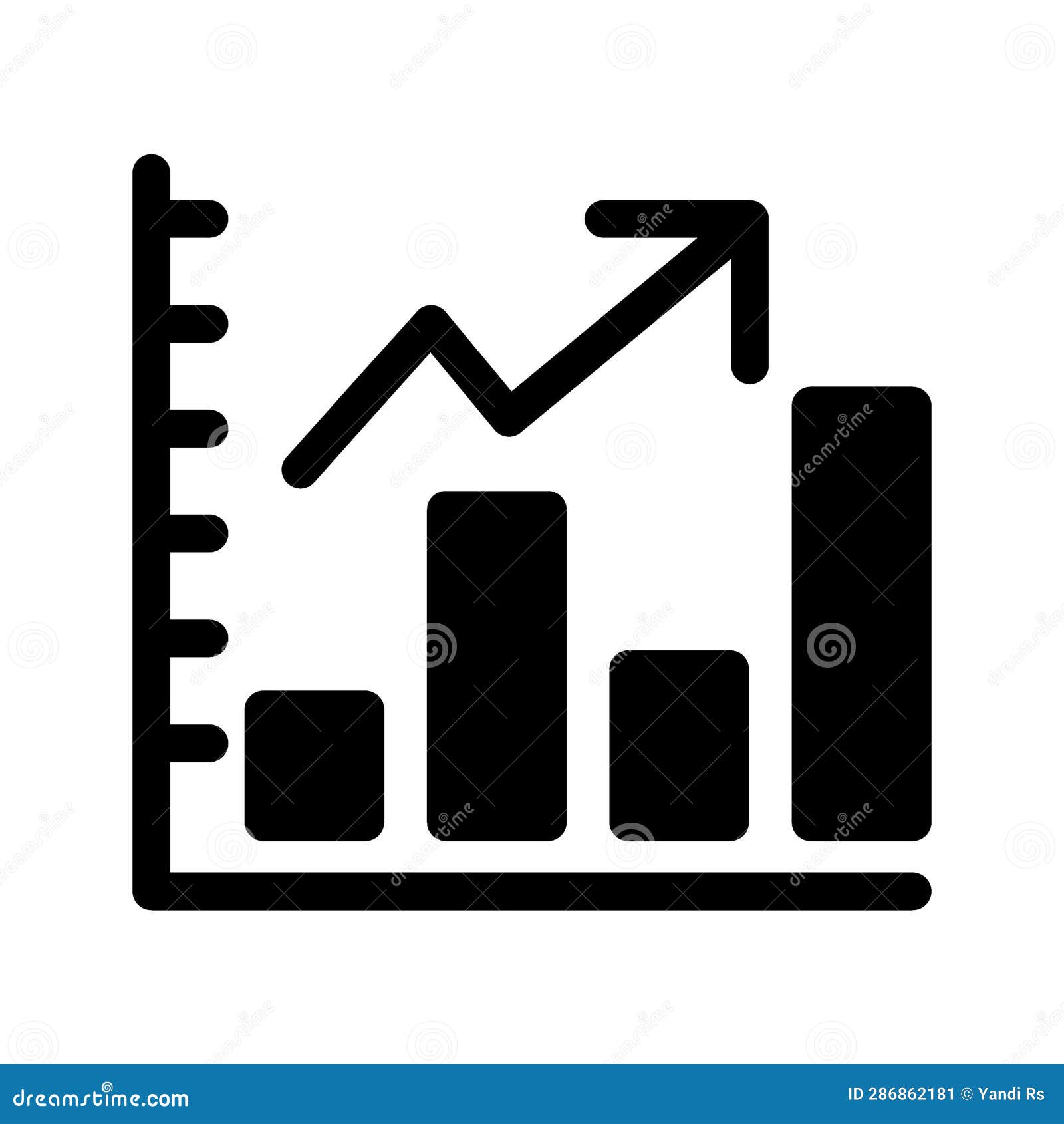 Statistical Analysis Icon Vector Symbol Design Illustration Stock ...