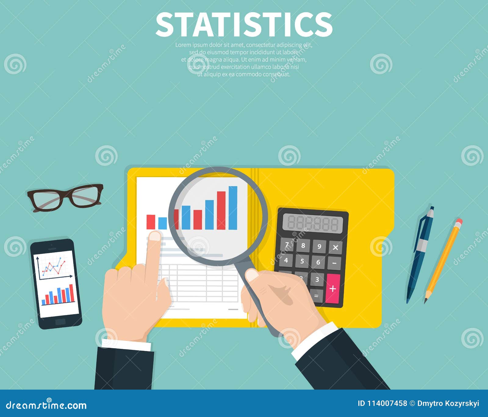 Statistical Data Presented. Financial Report Stock Vector ... Statistical Data Presented. Financial Report Stock Vector ...