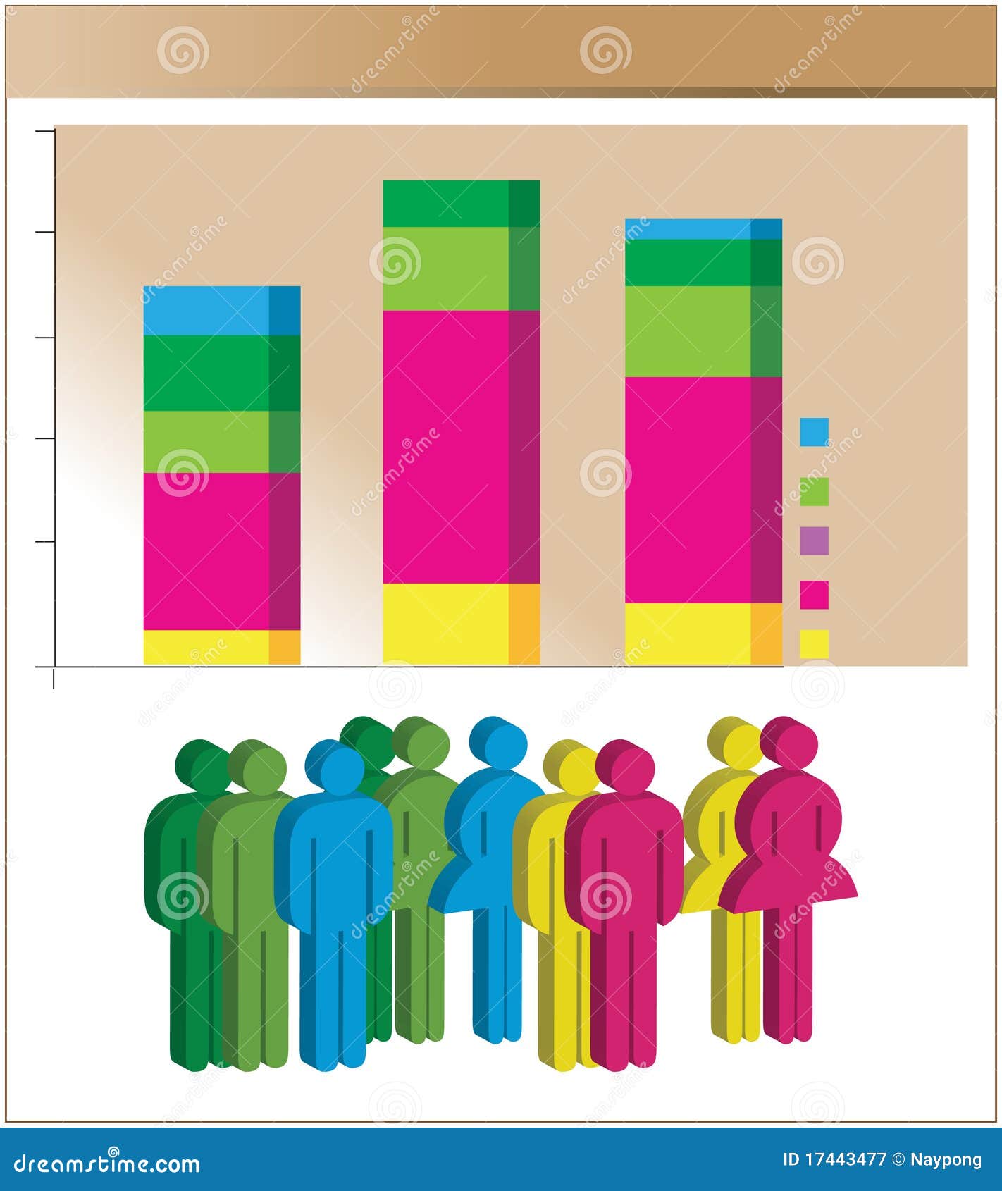 Statistical graph stock vector. Illustration of statistics - 17443477