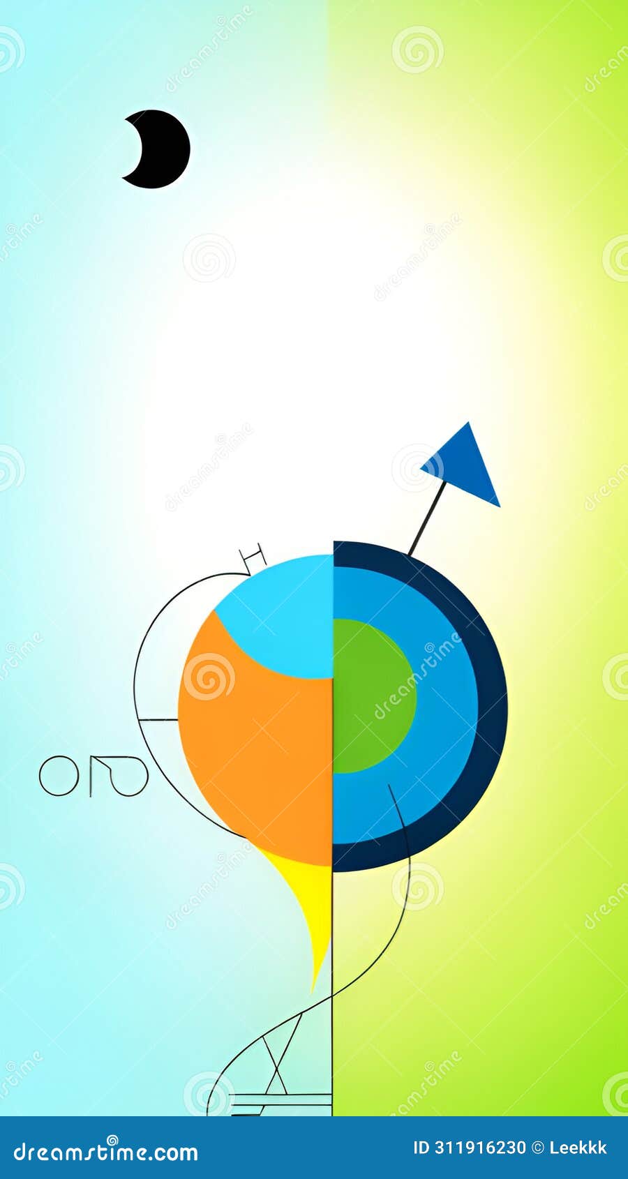 Abstract Thinking Background Scientific Drawings Mathematics Geometric ...