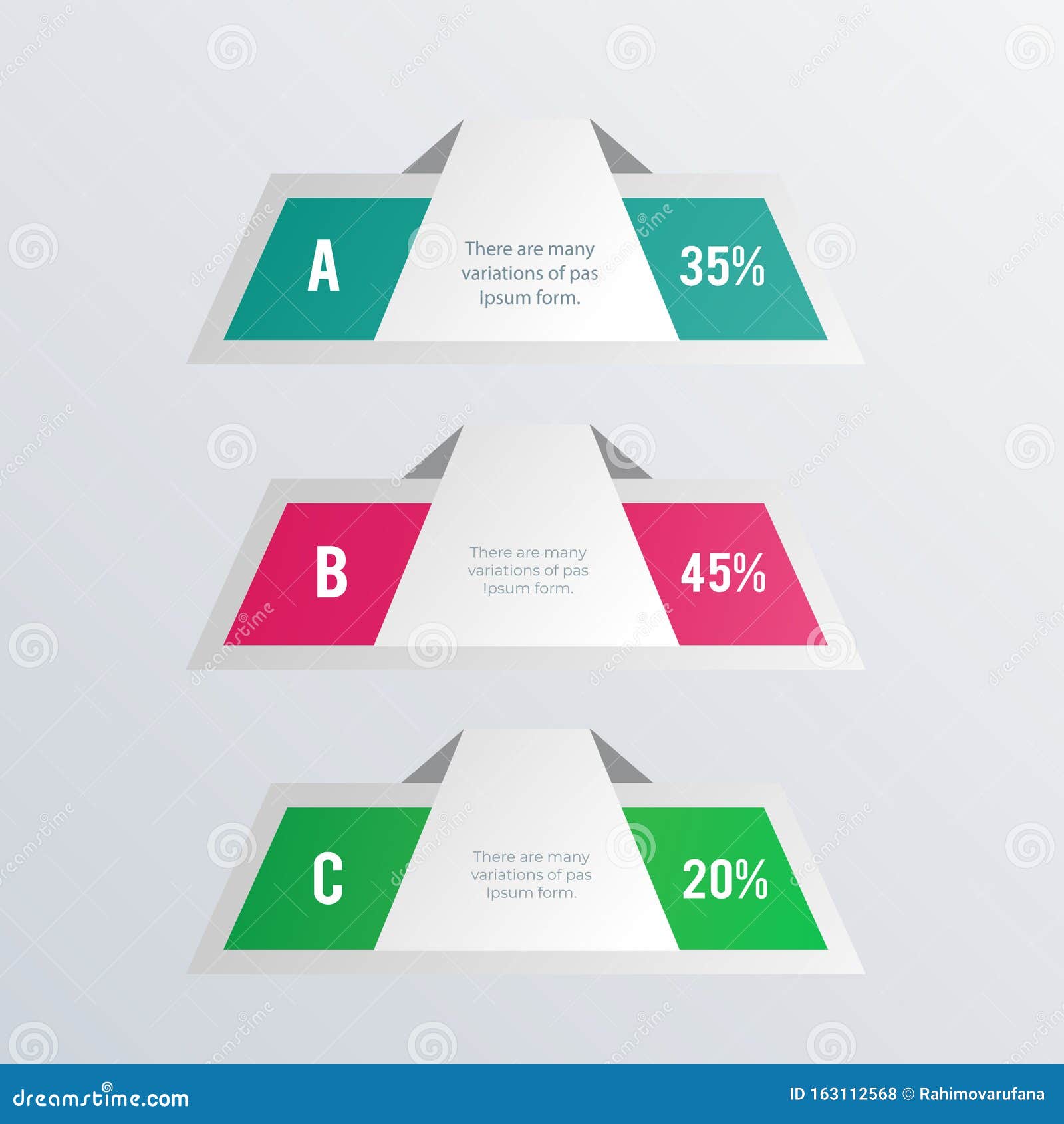 Statistical List Infographic Template Design. Business Concept ...