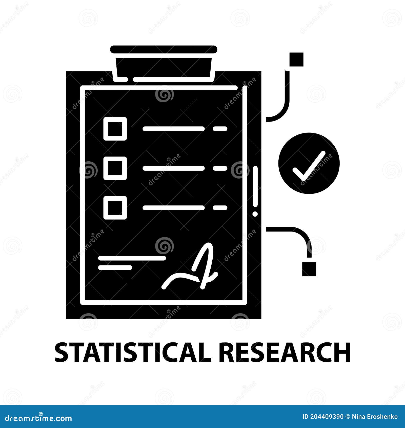 Statistical Research Loop Concept Icon Vector Illustration ... Statistical Research Loop Concept Icon Vector Illustration ...