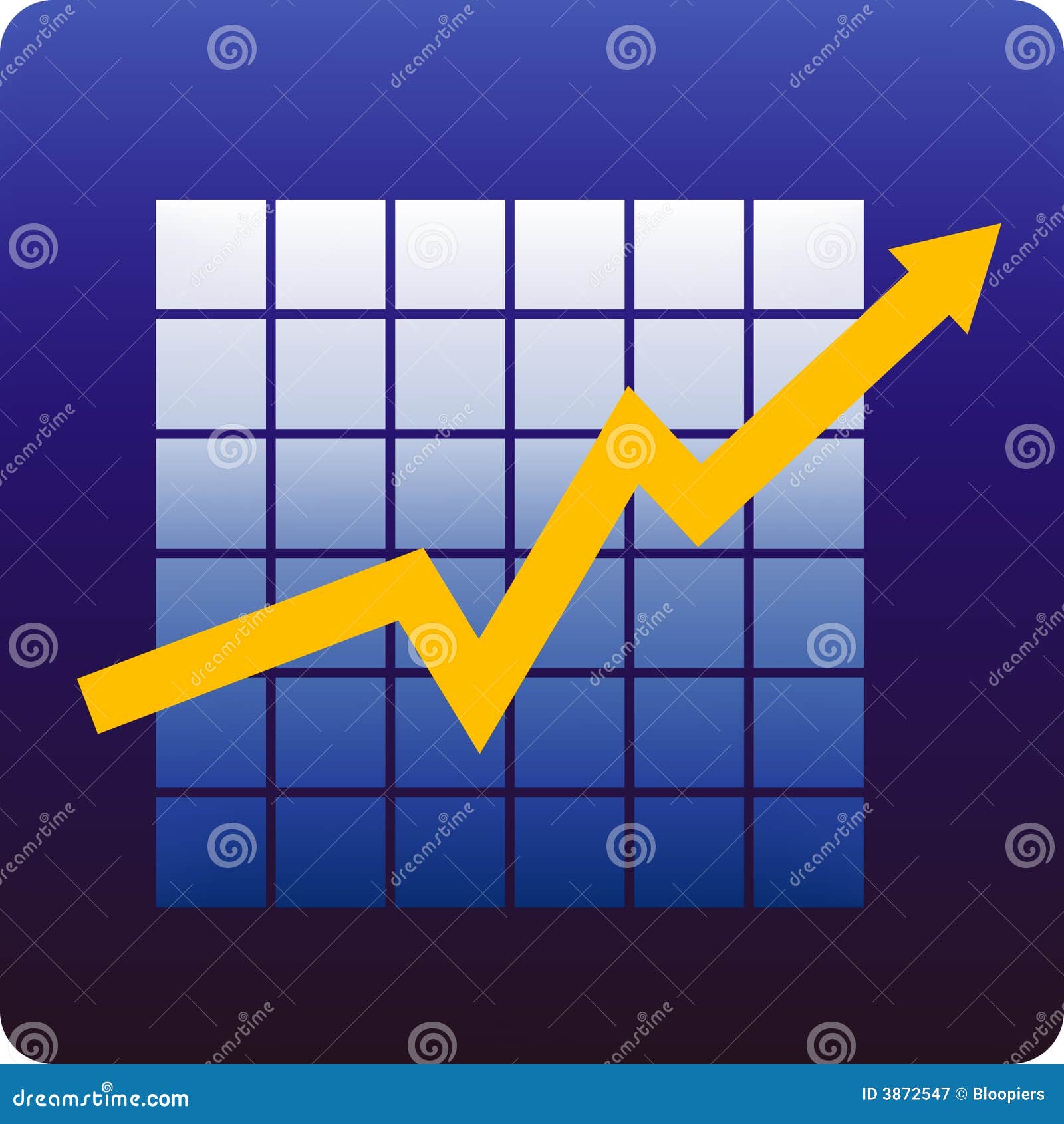 Statistics stock vector. Illustration of chart, grid, growth - 3872547