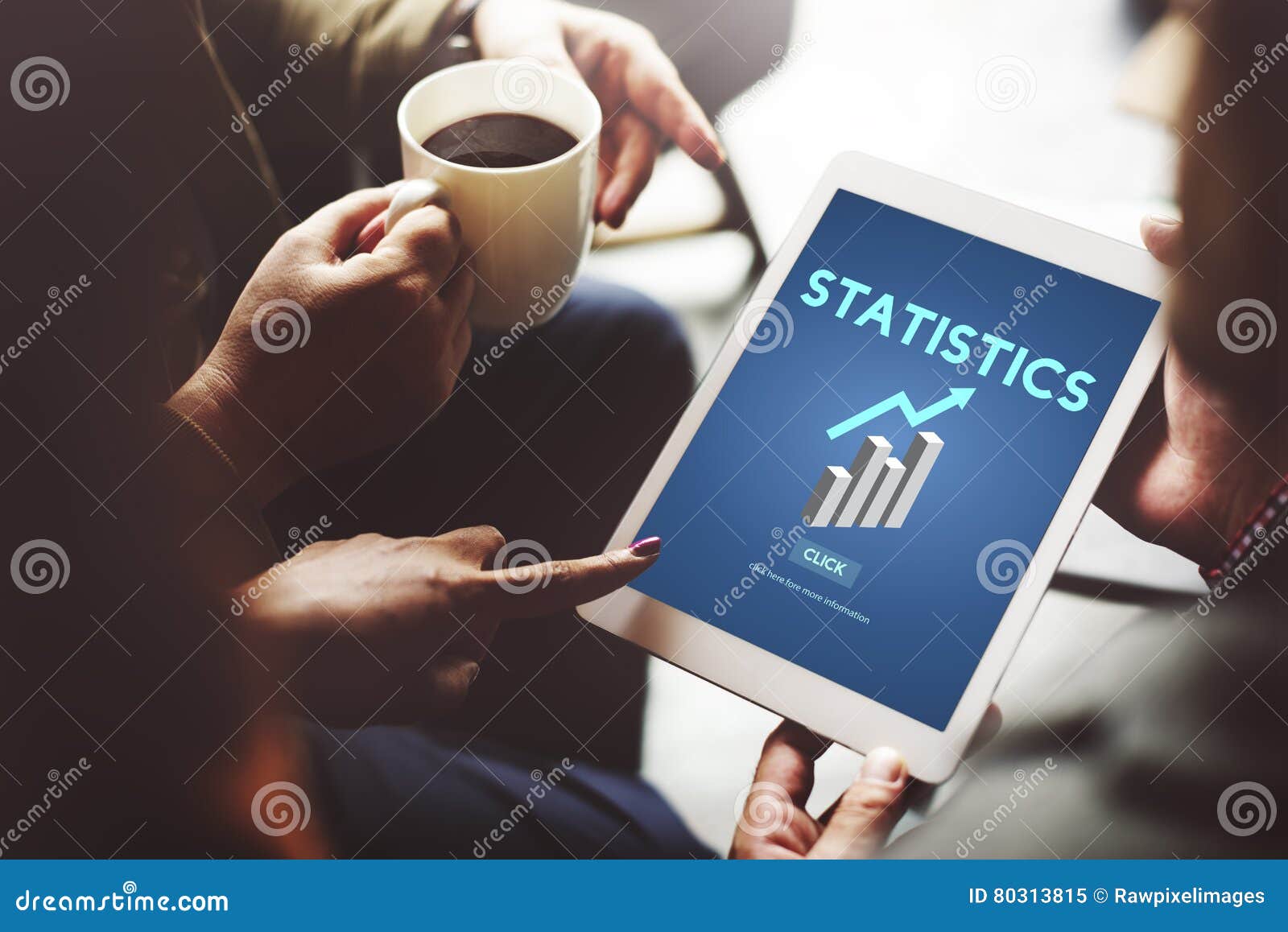 Statistics Analysis Business Data Diagram Growth Concept Stock Image ...