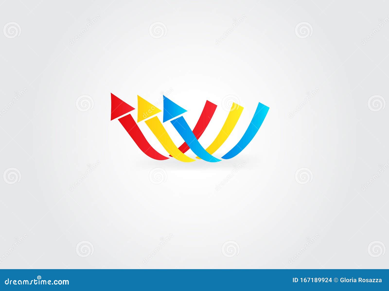 Statistics Arrows Logo Image Vector Graphic Stock Vector - Illustration ...