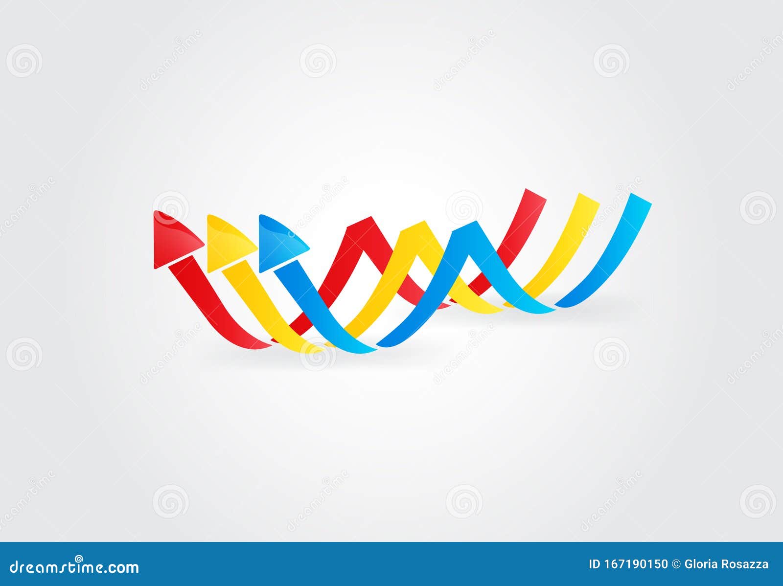 Statistics Colorful Arrows Logo Vector Stock Vector - Illustration of ...