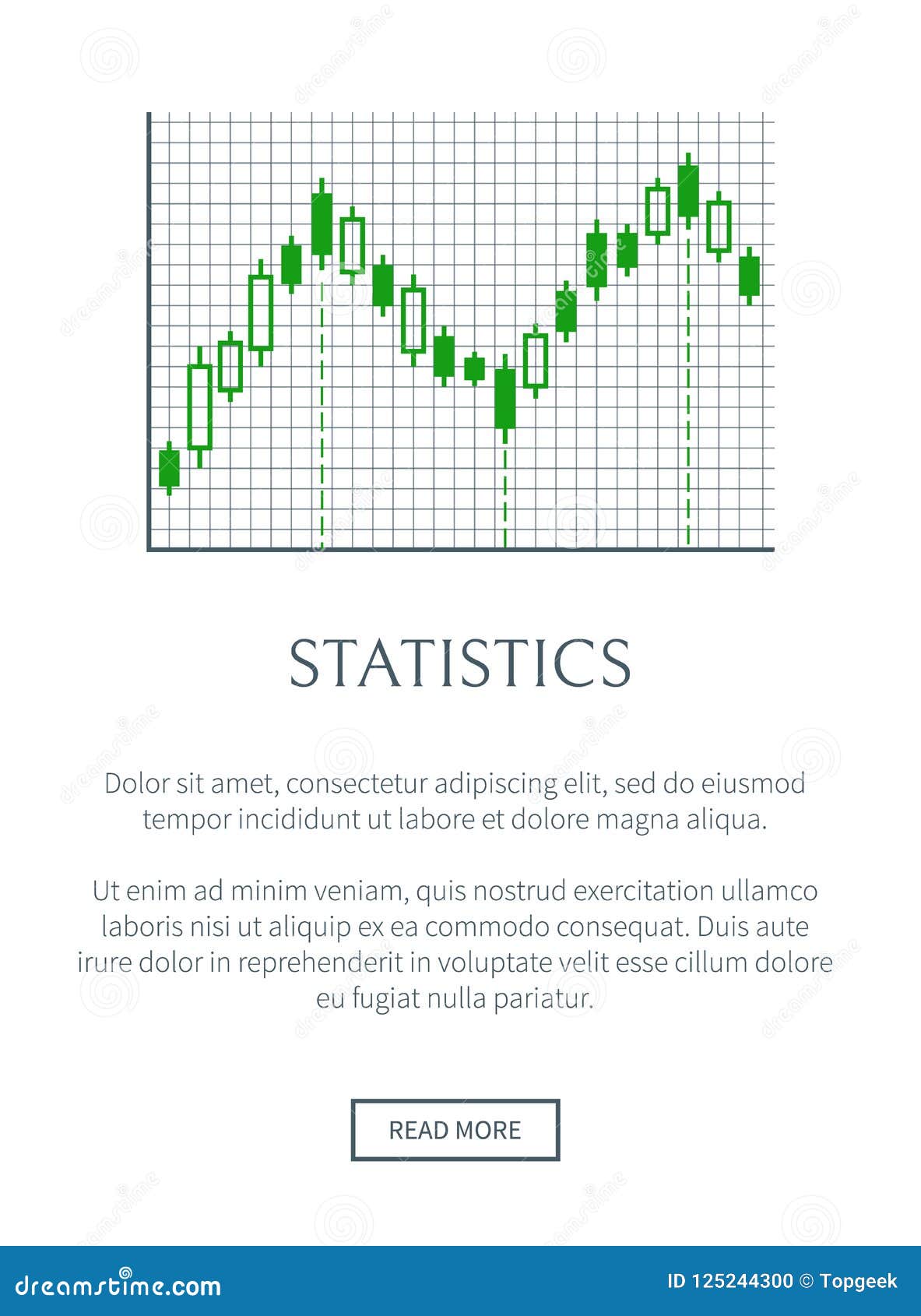 Statistics Card with Green Chart Isolated on Grid Stock Vector ... Statistics Card with Green Chart Isolated on Grid Stock Vector ...