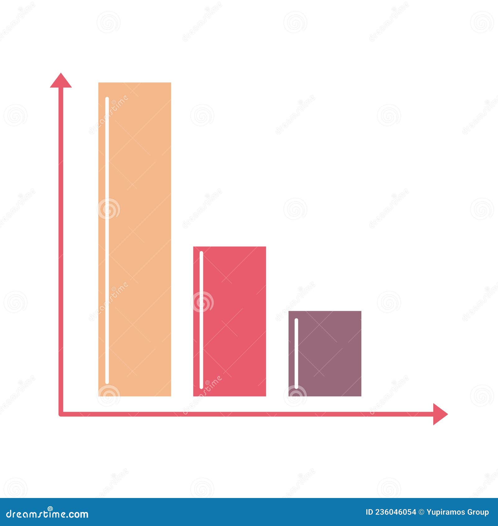 Statistics chart report stock vector. Illustration of design - 236046054