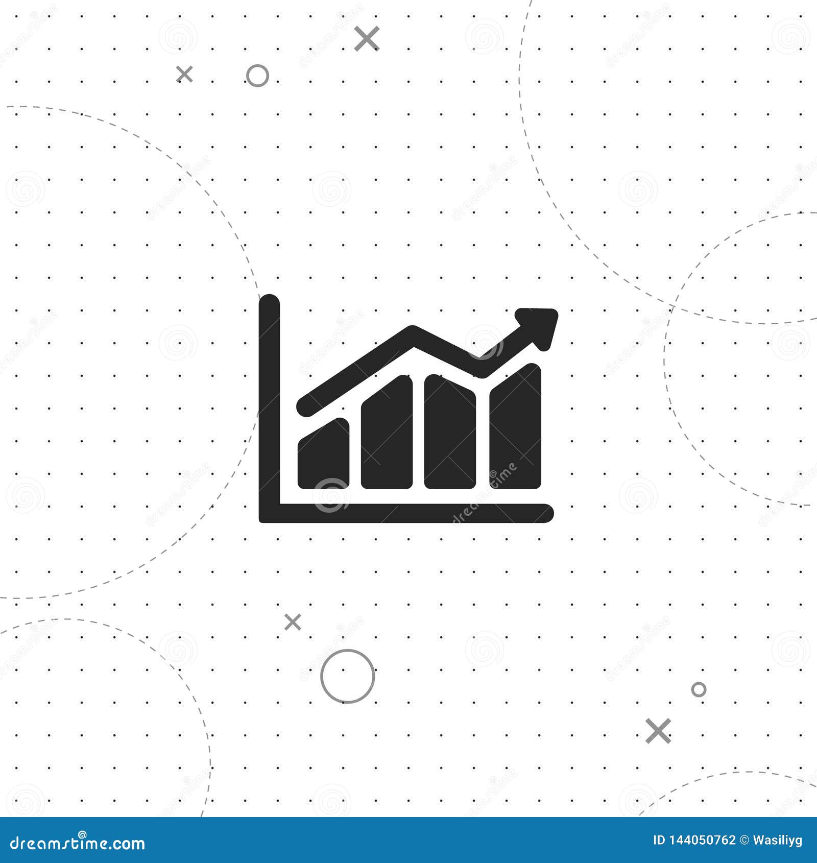 Statistics, Chart, Vector Best Flat Icon Stock Vector - Illustration of ...