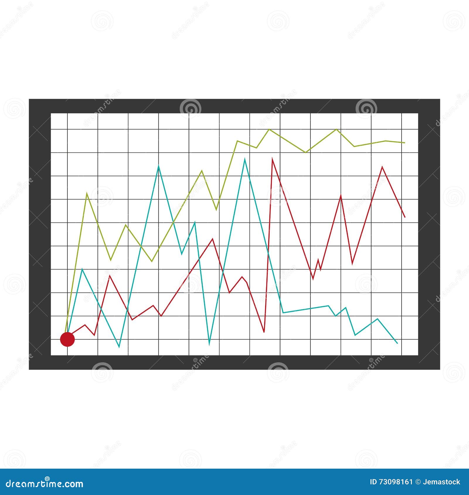 Statistics Chart , Vector Illustration Stock Illustration ...
