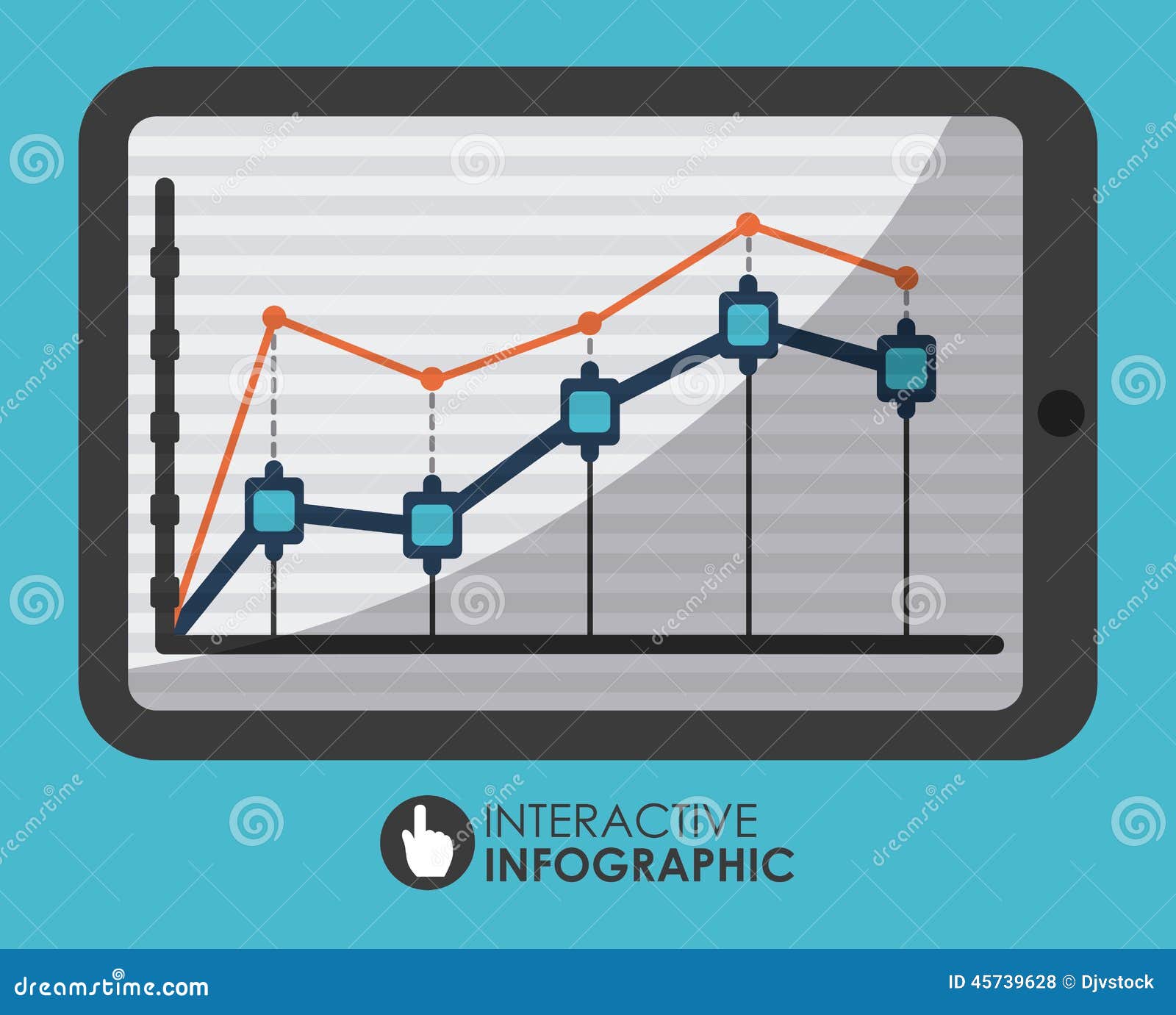 Statistics design stock vector. Illustration of icon - 45739628