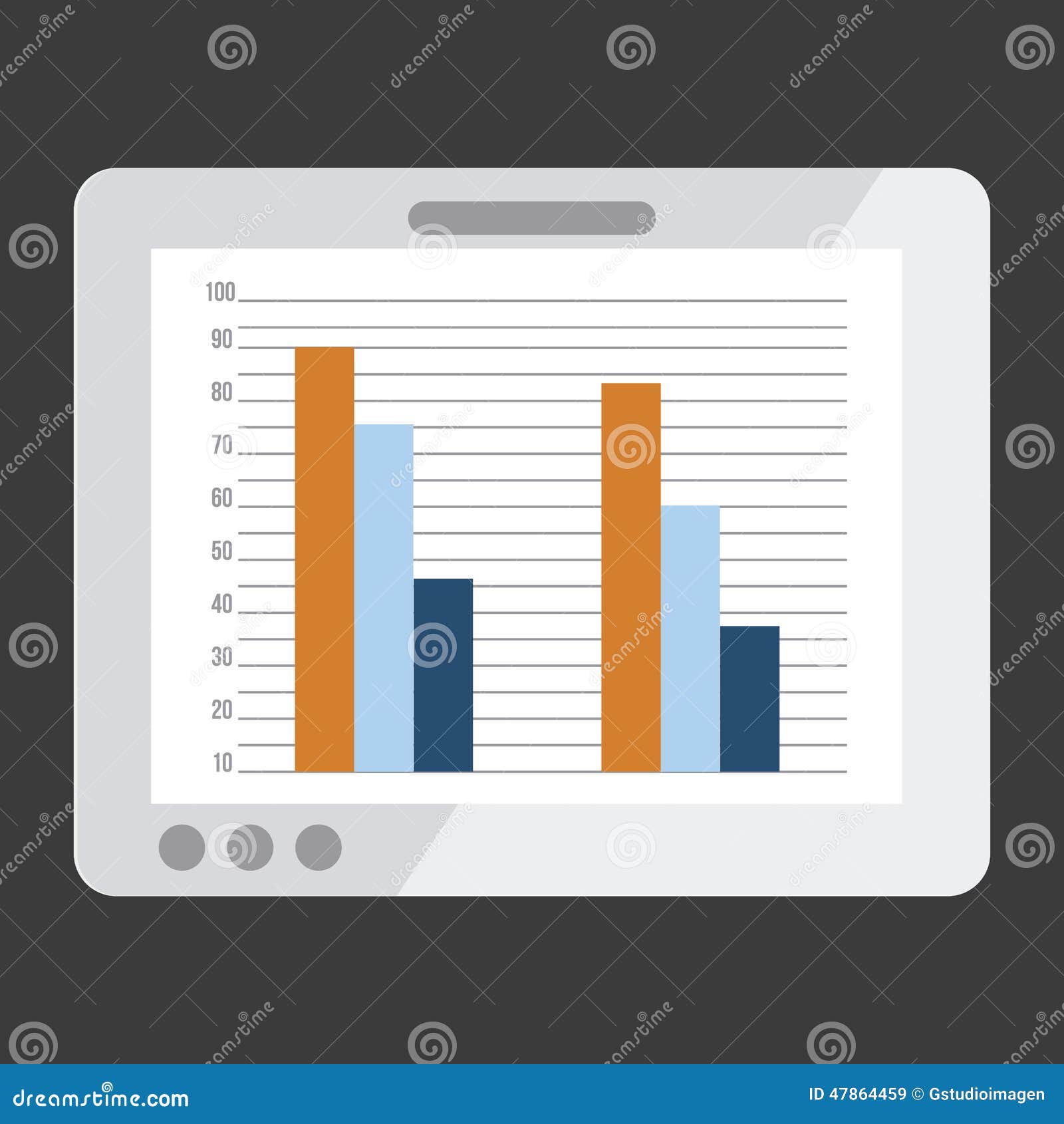 Statistics design stock illustration. Illustration of internet - 47864459