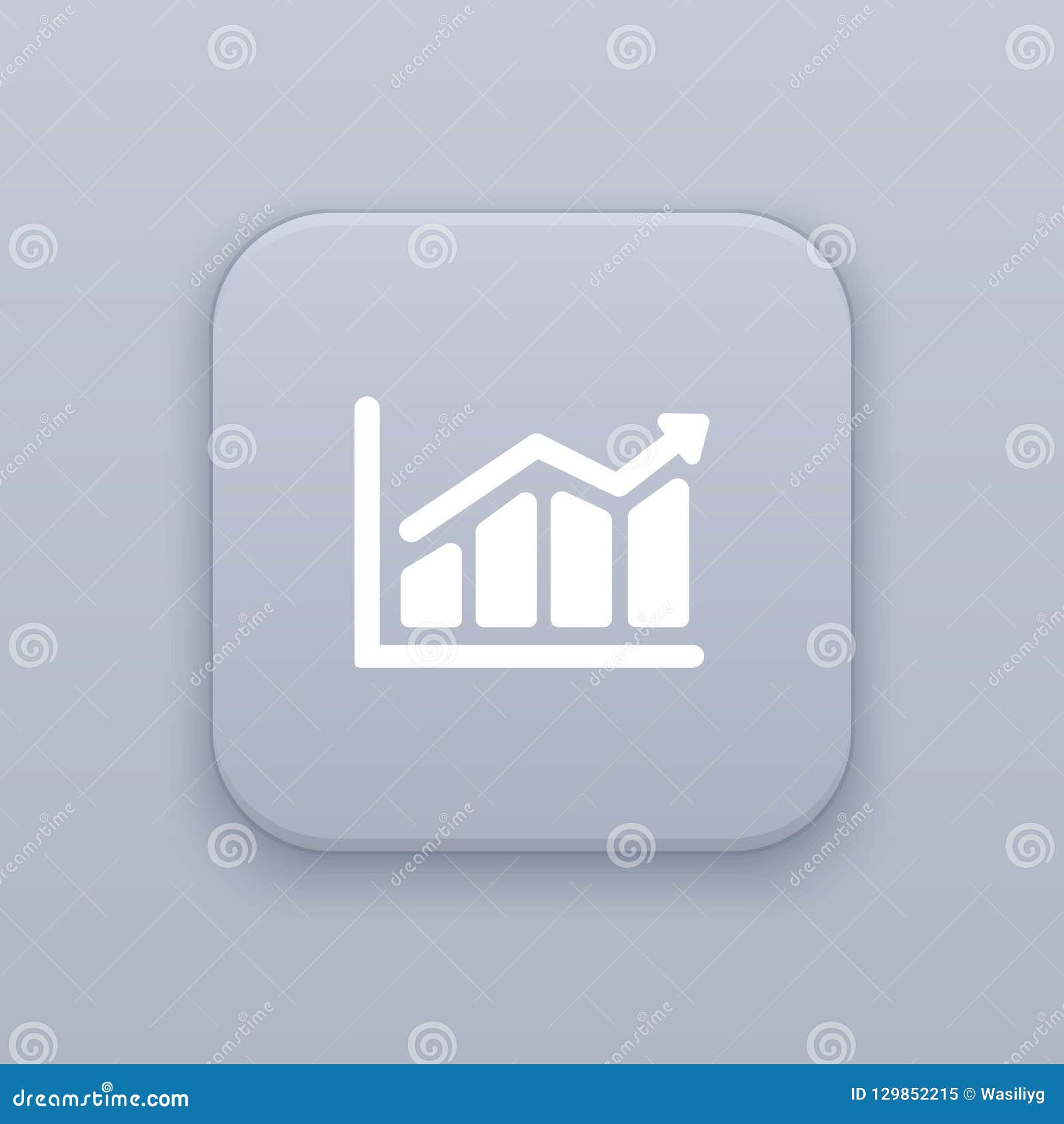 Statistics, Diagram Button, Best Vector Stock Vector - Illustration of ...