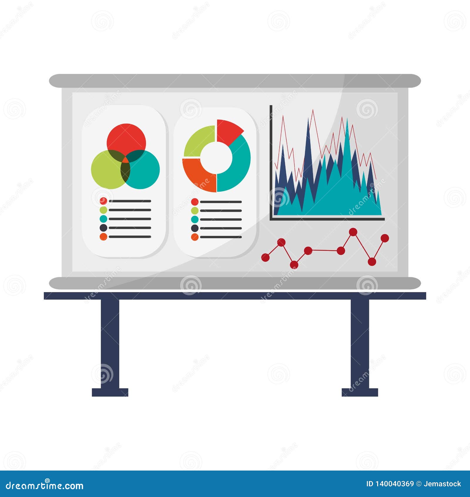 Statistics Graph on Whiteboard Stock Vector - Illustration of ... Statistics Graph on Whiteboard Stock Vector - Illustration of ...