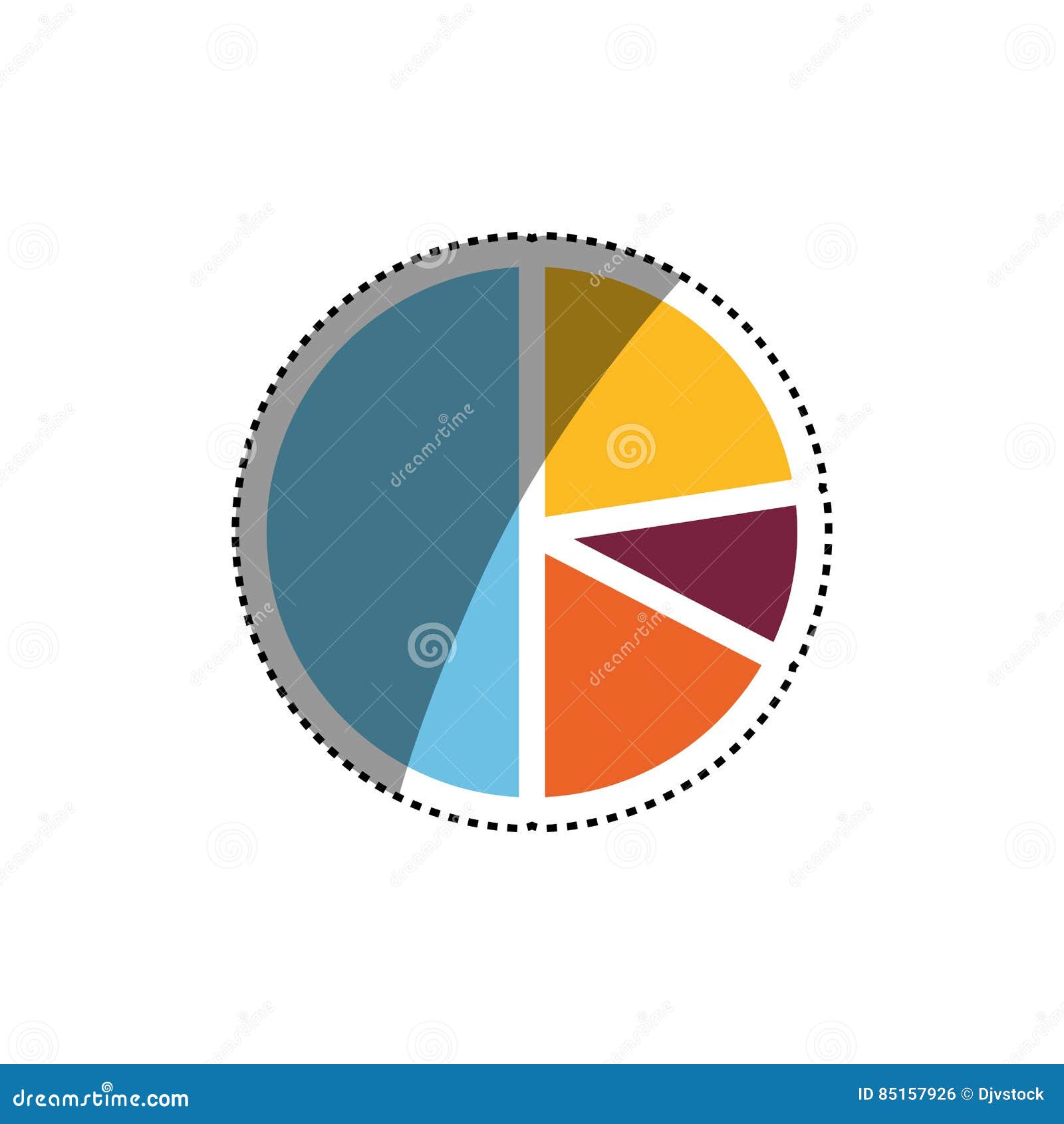 Statistics graphic report stock illustration. Illustration of future ...