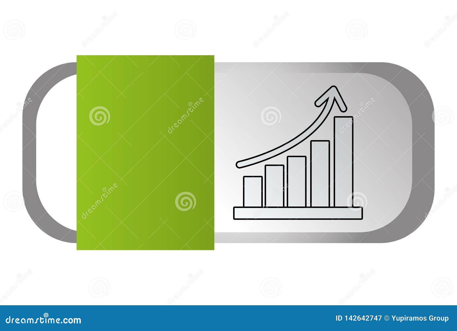 Statistics Graphics For Online Business Cartoon Vector | CartoonDealer ...