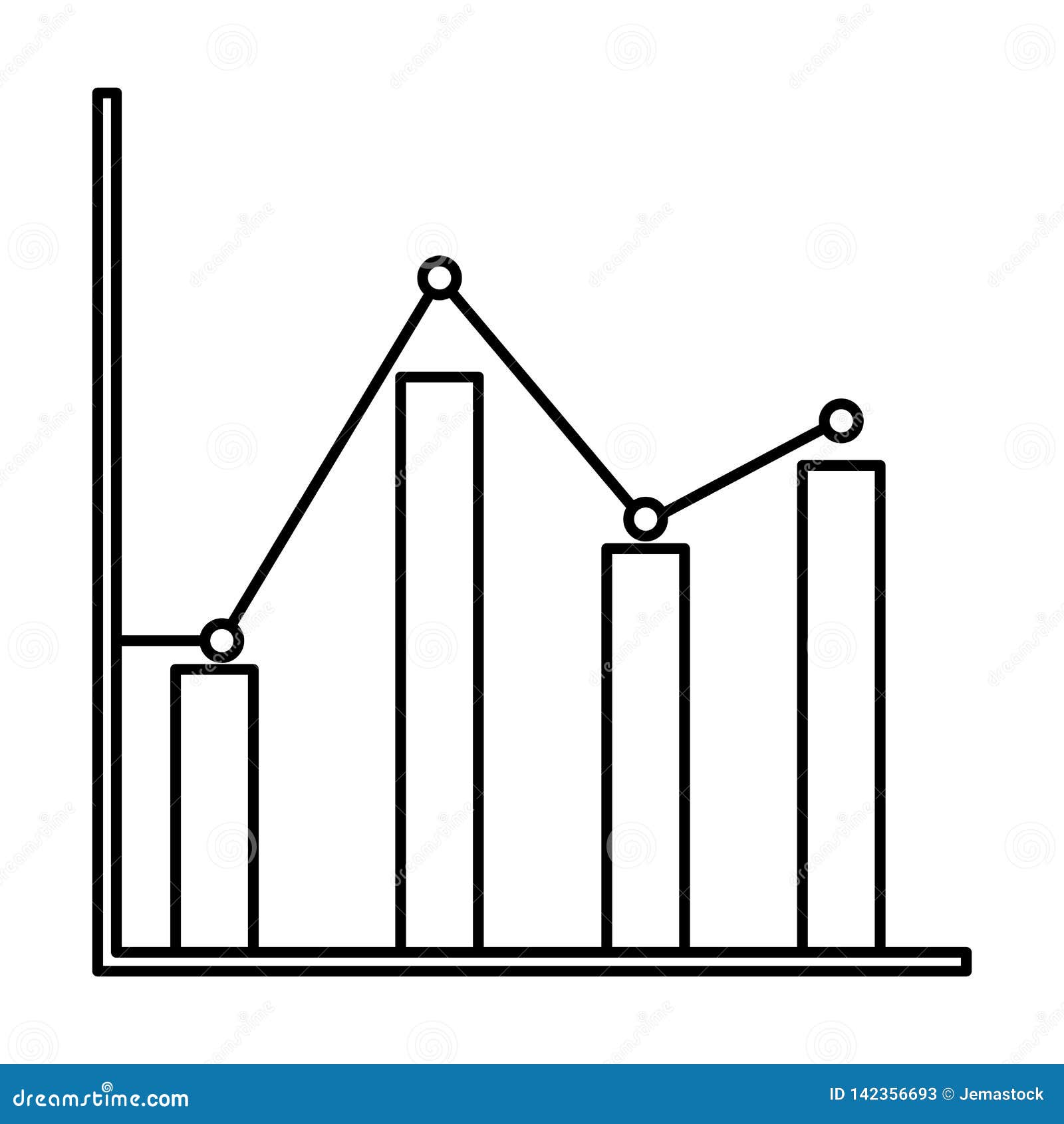Statistics Graphics Cartoon Stock Vector - Illustration of infographic ...
