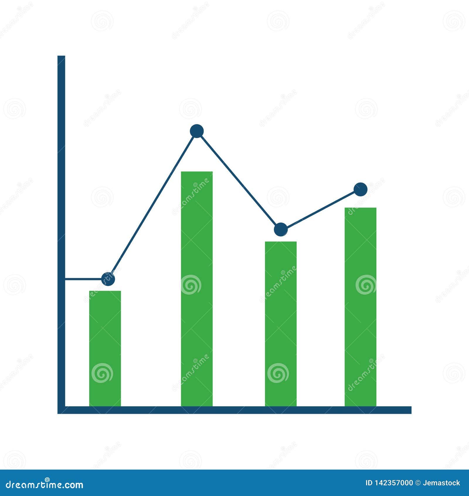 Statistics Graphics Cartoon Stock Vector - Illustration of digital ...