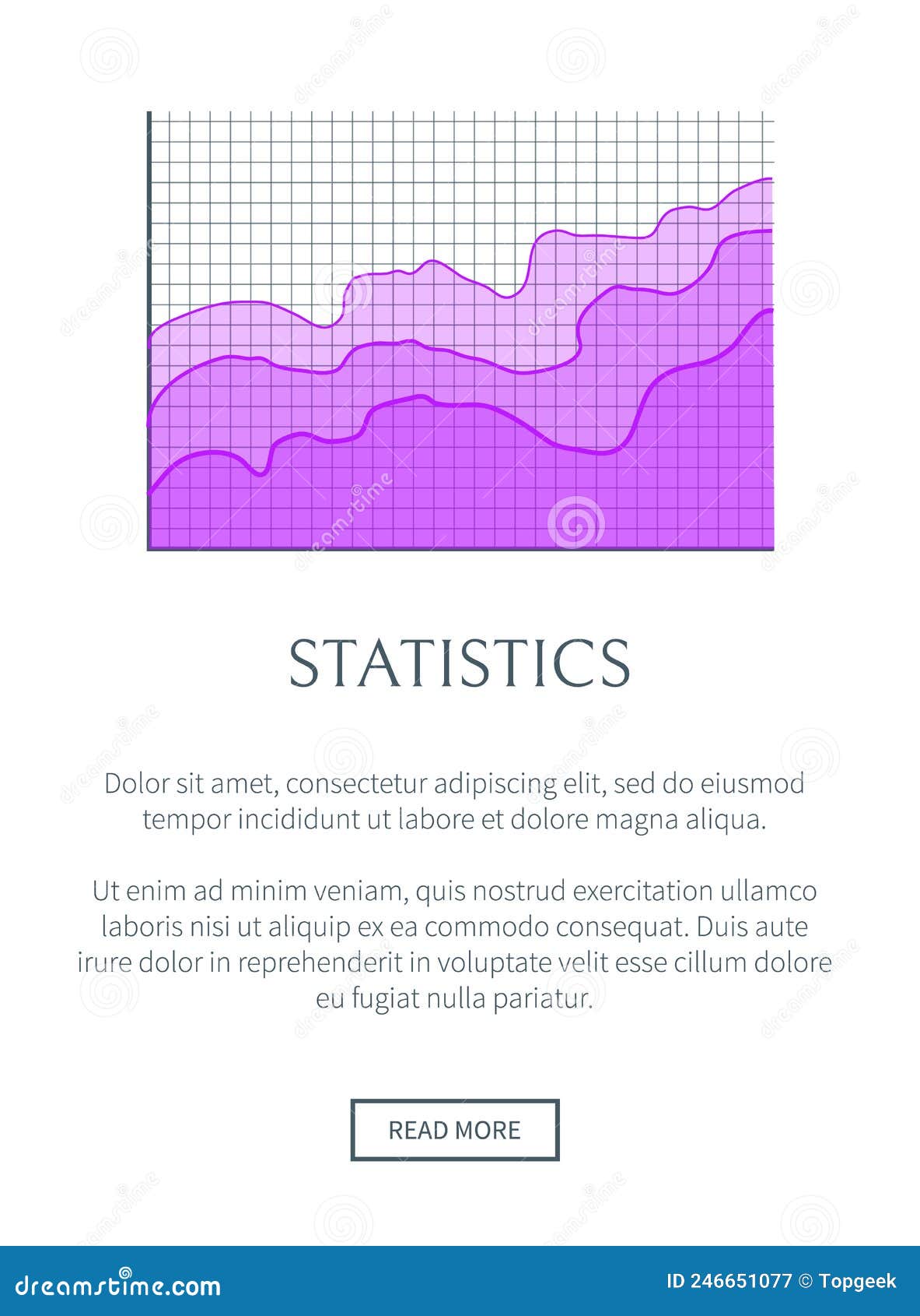 Statistics Growing Chart, Vector Illustration Stock Vector ...