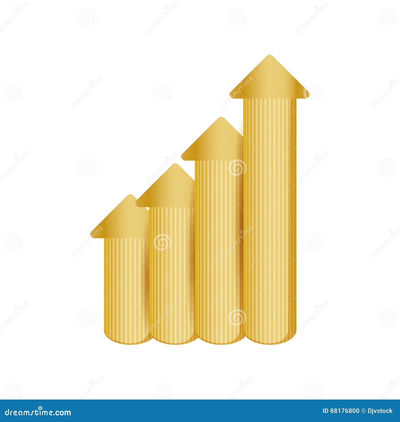 Statistics growing graphic stock illustration. Illustration of ...