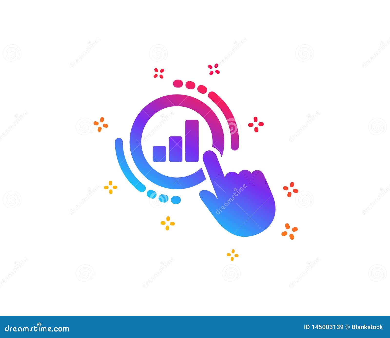 Statistics Icon. Column Graph Chart Sign. Vector Stock Vector ...