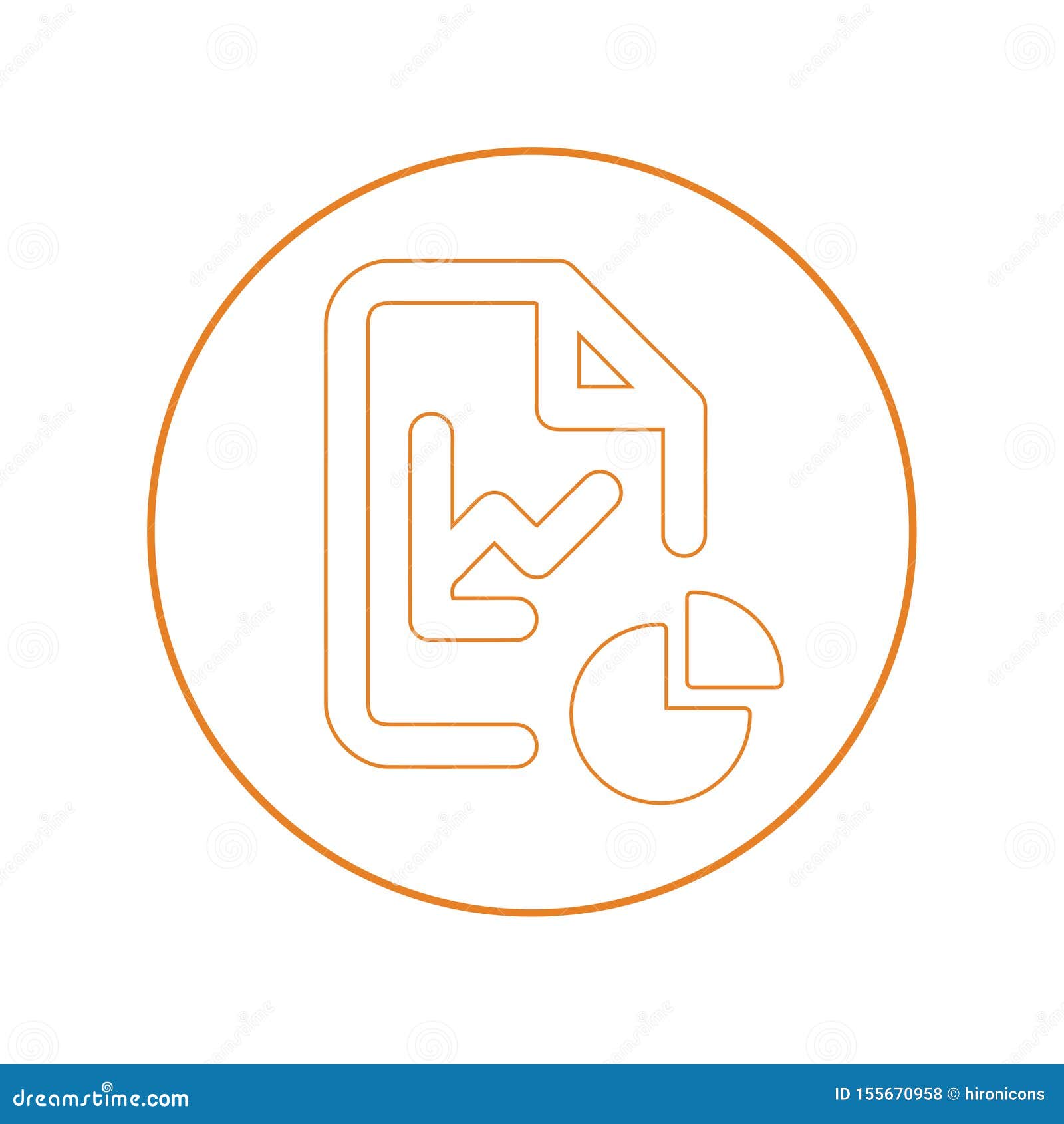 Statistics Icon, File Organization Stock Illustration - Illustration of ...