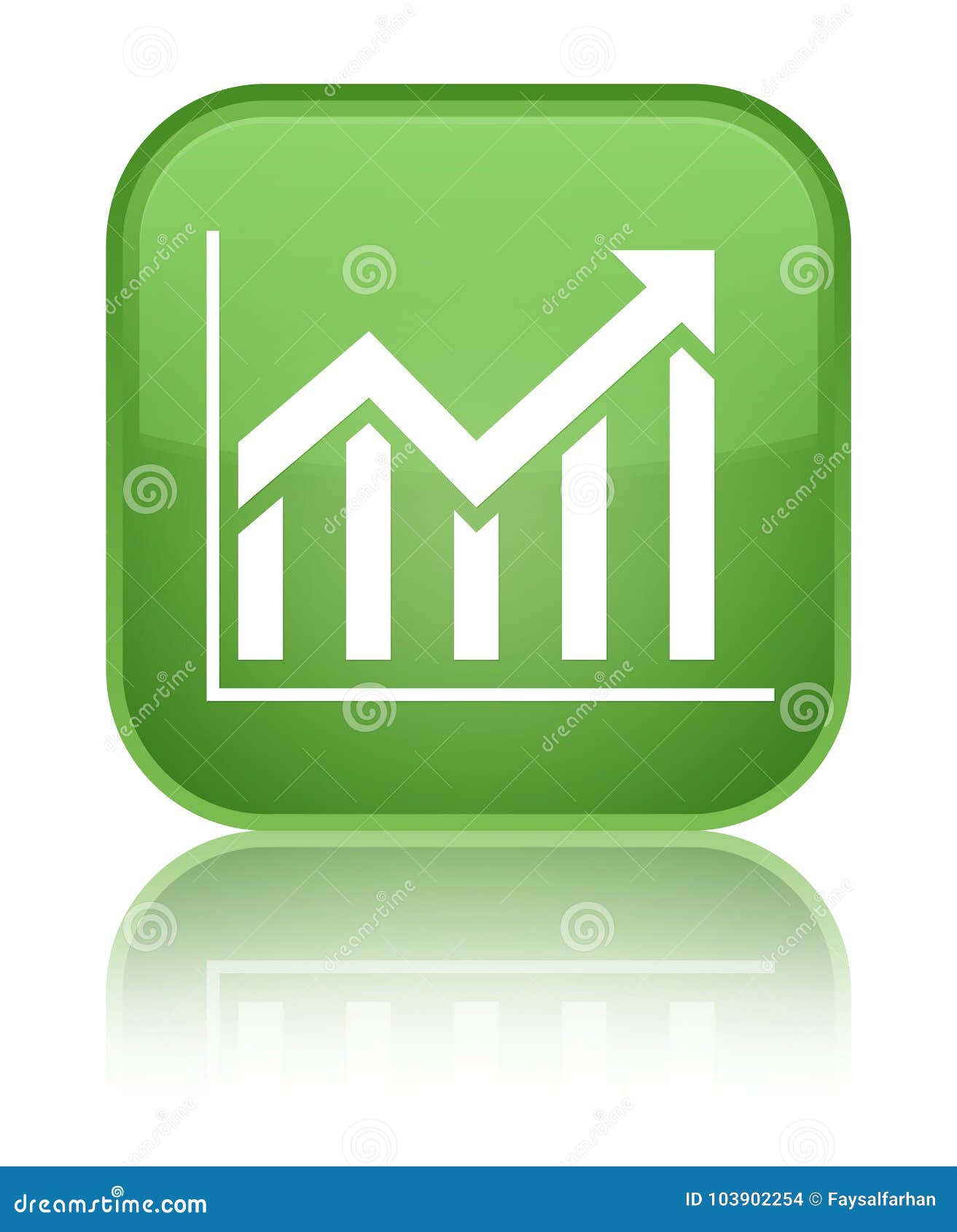 Statistics Green Square Button Stock Illustrations – 233 Statistics ...