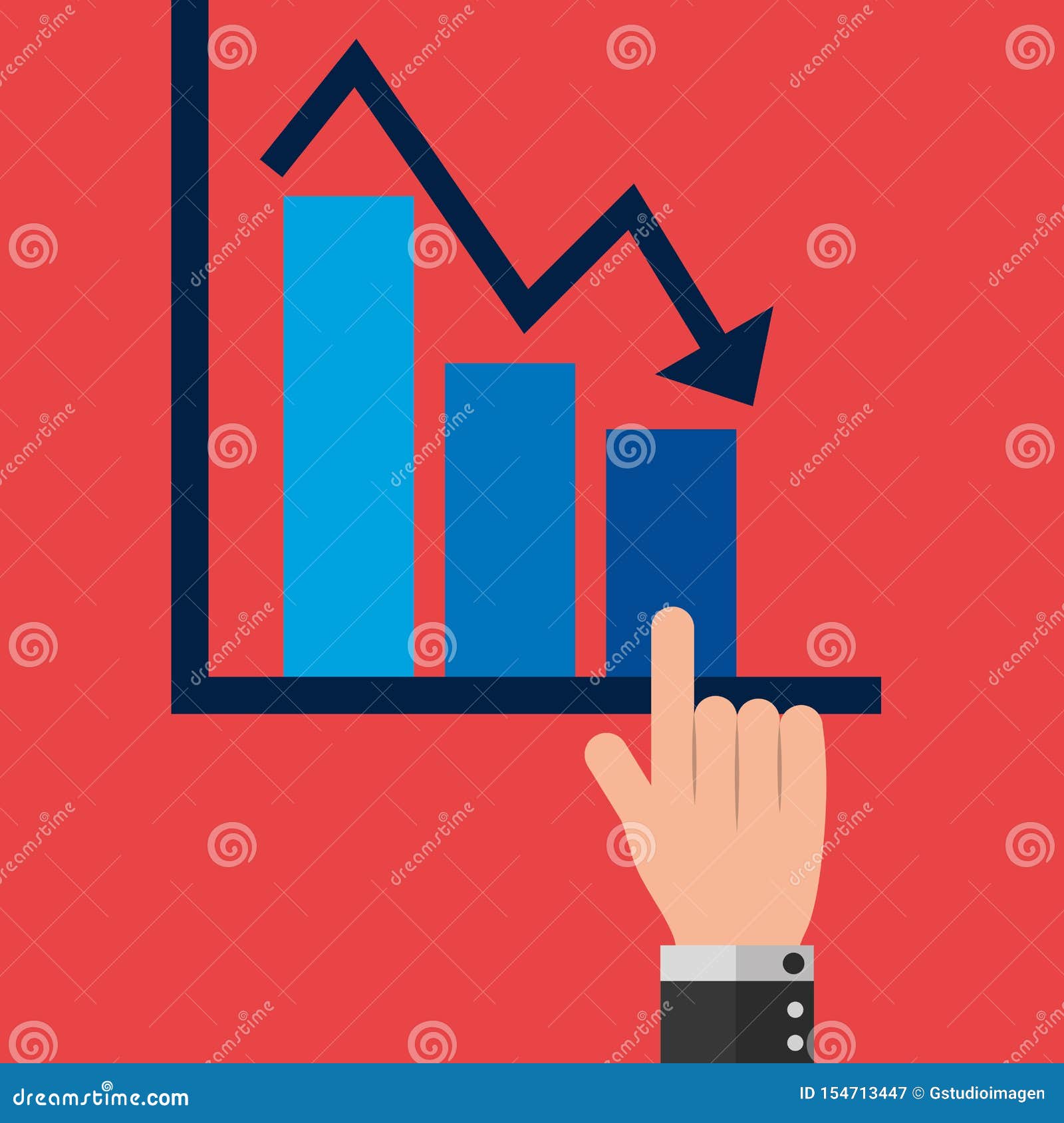 Statistics and Infographic Design Stock Illustration - Illustration of ...