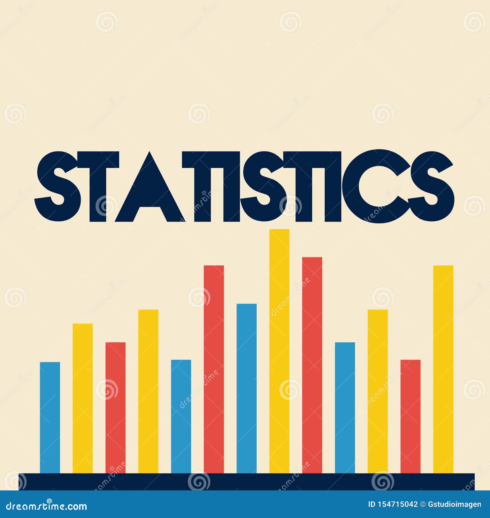 Statistics and Infographic Design Stock Illustration - Illustration of ...