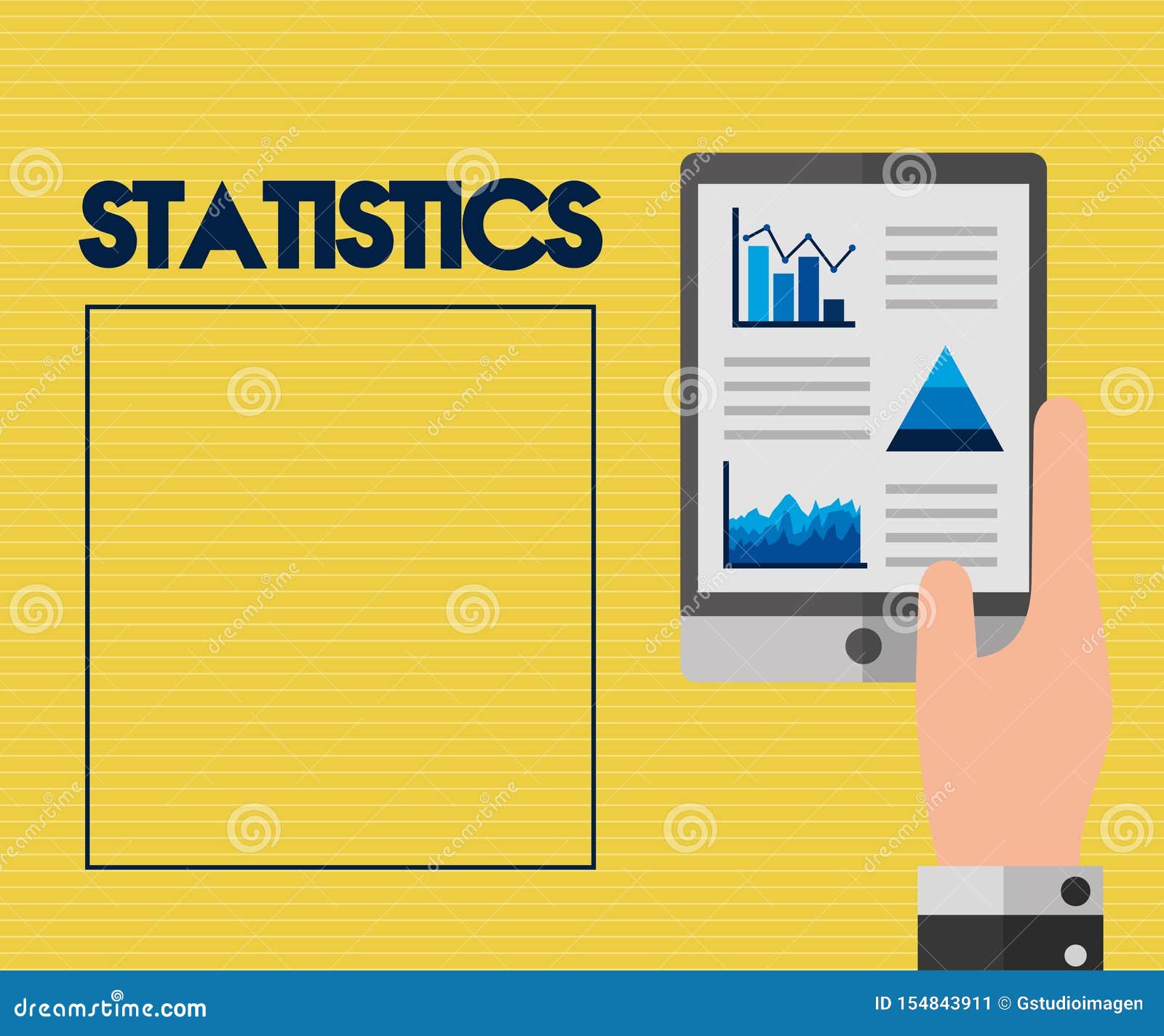 Statistics and Infographic Design Stock Illustration - Illustration of ...