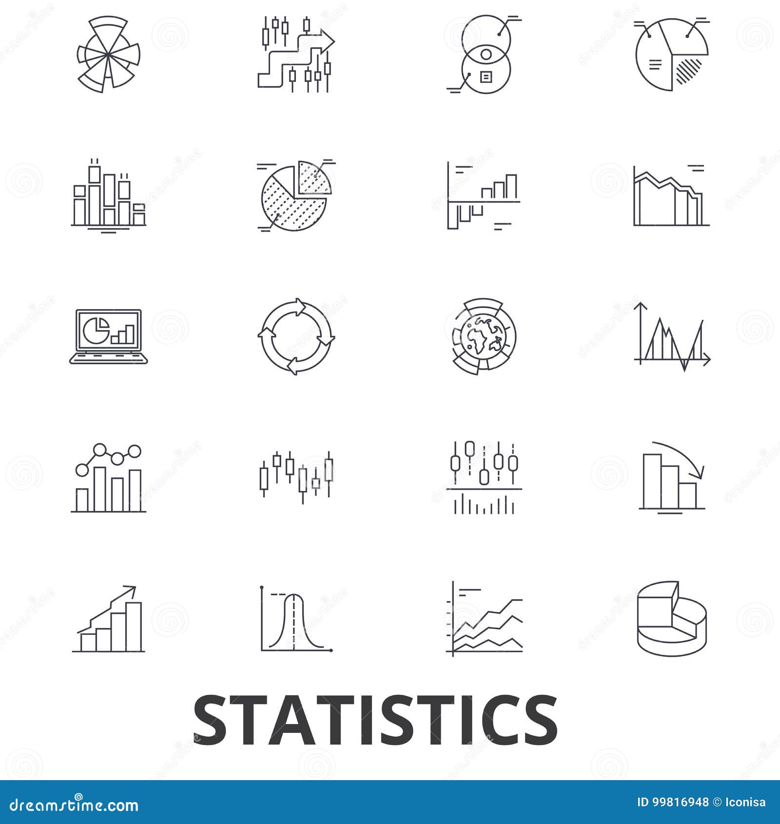 Analytic Static Vector. Illustration Symbol Logo. | CartoonDealer.com ...