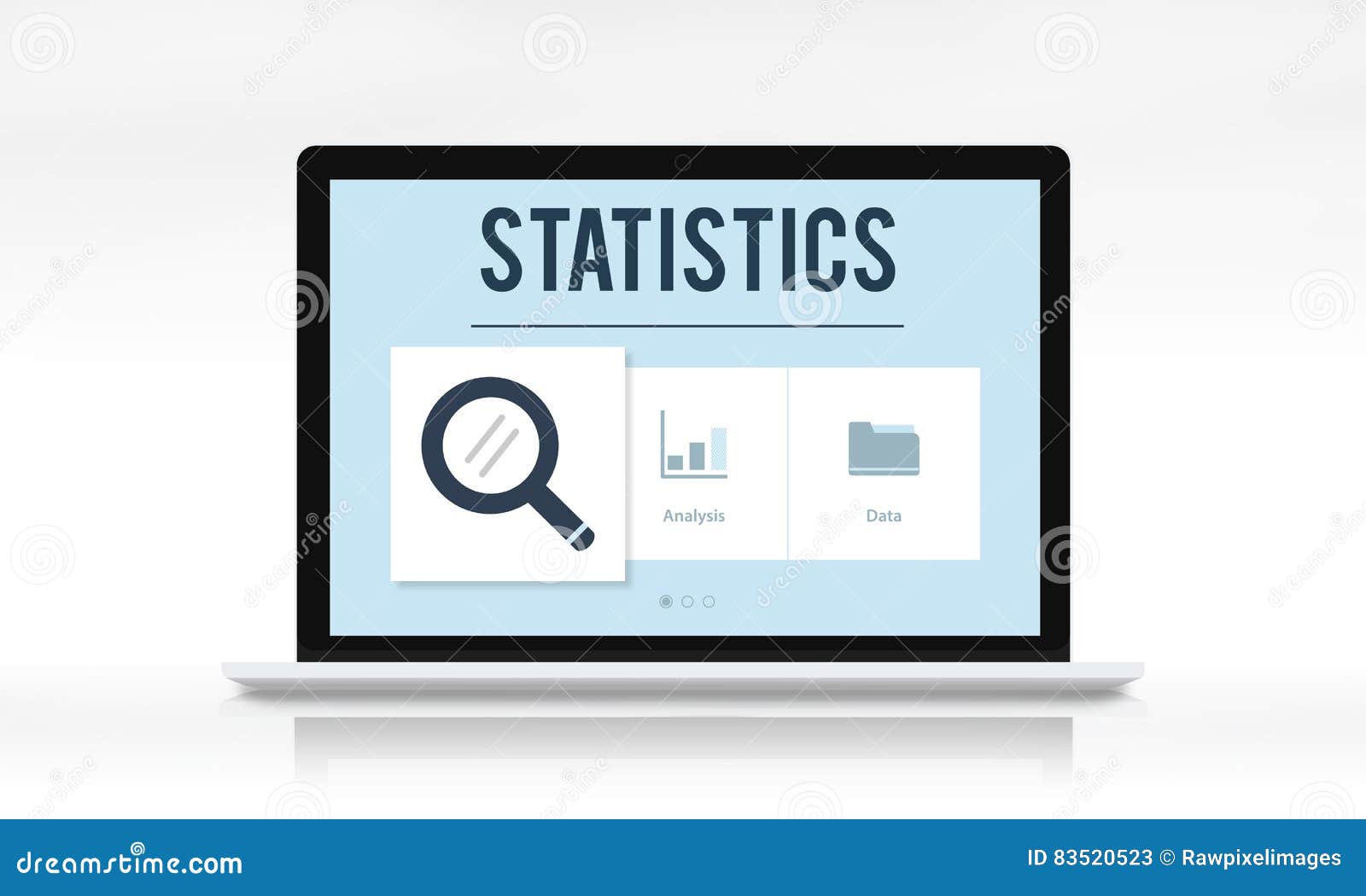 Statistics Information Perfomance Chart Concept Stock Illustration ...