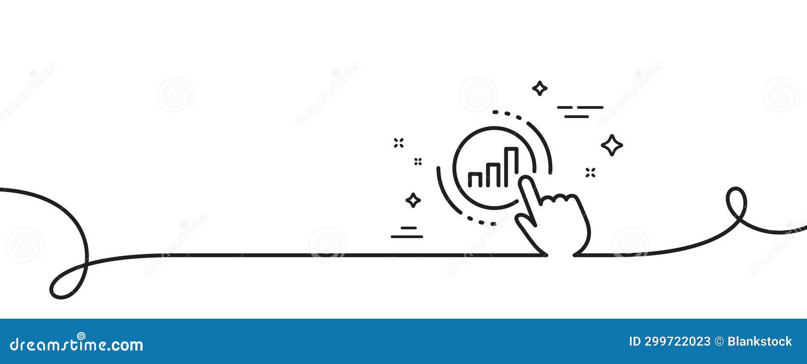 Statistics Line Icon. Column Graph Chart Sign. Continuous Line with ... Statistics Line Icon. Column Graph Chart Sign. Continuous Line with ...